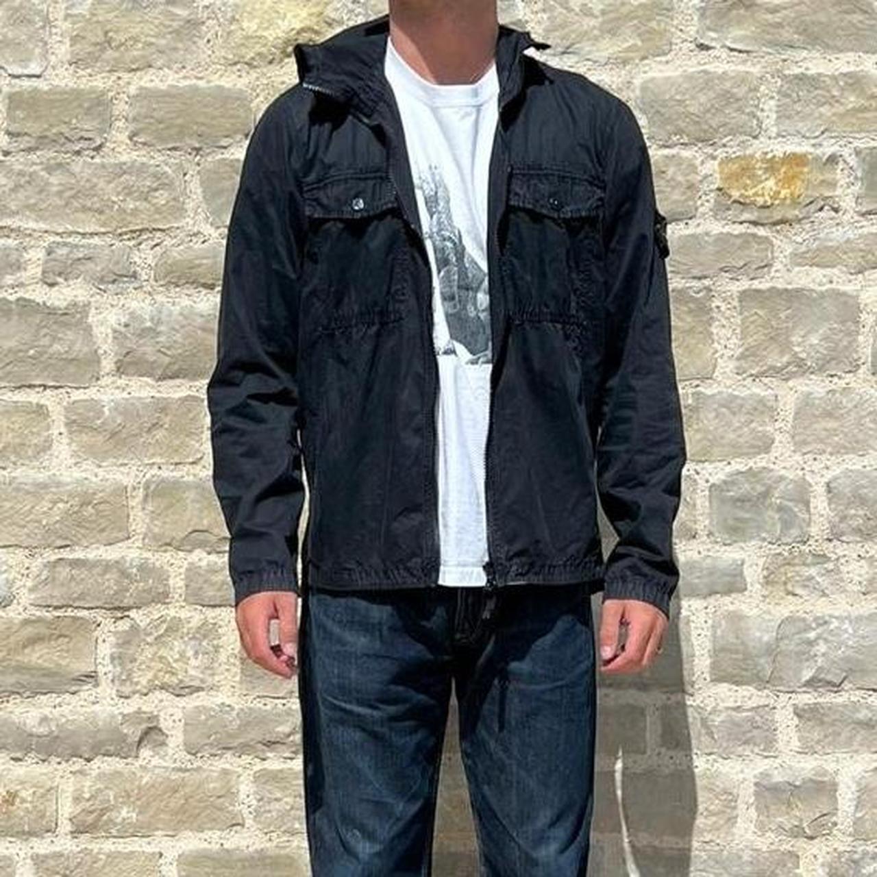 Black Stone island Jacket! Men’s Medium - 9/10 great... - Depop