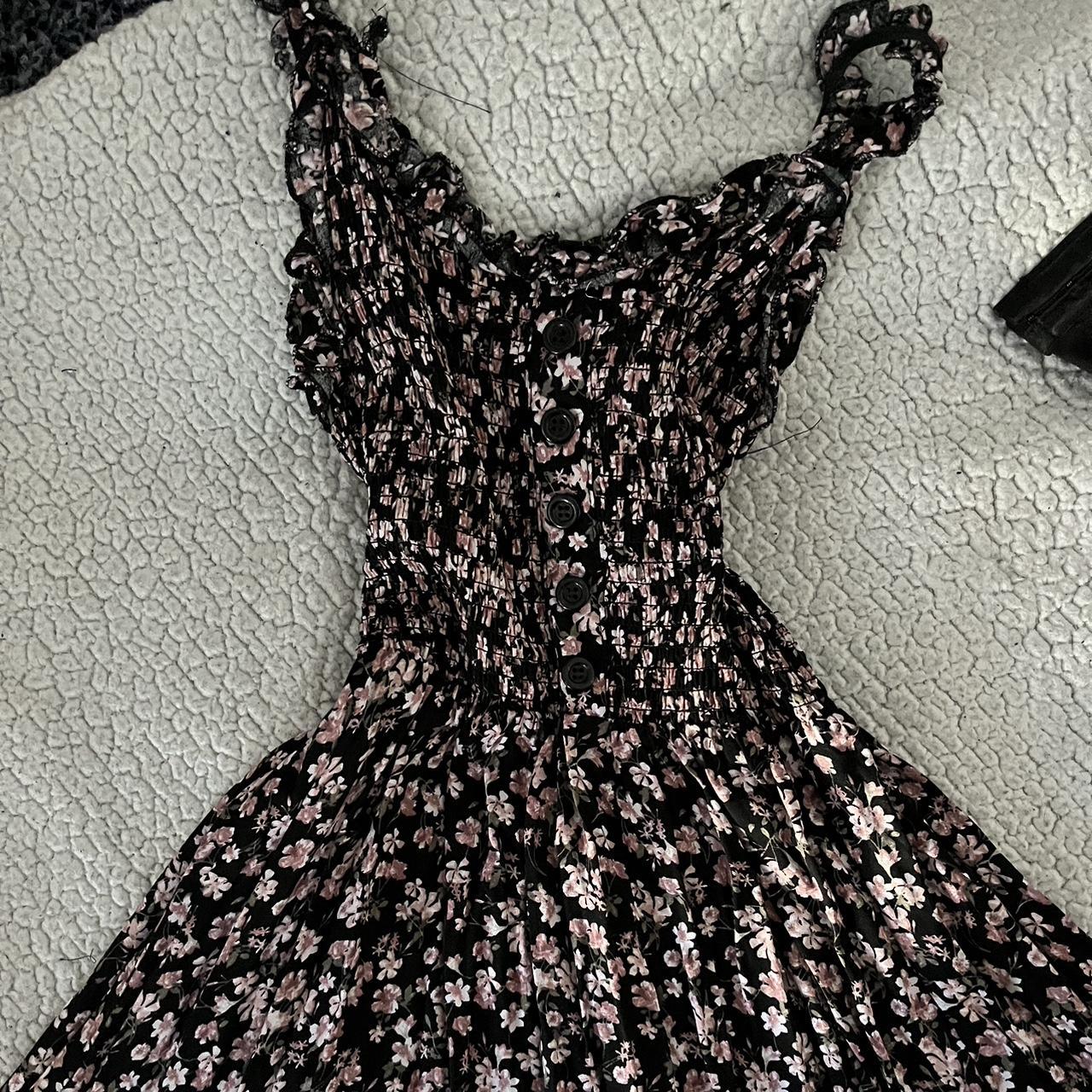 Floral cottage core sundress - Depop