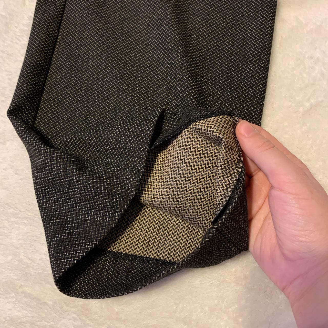 Halogen Women's Brown and Tan Trousers | Depop