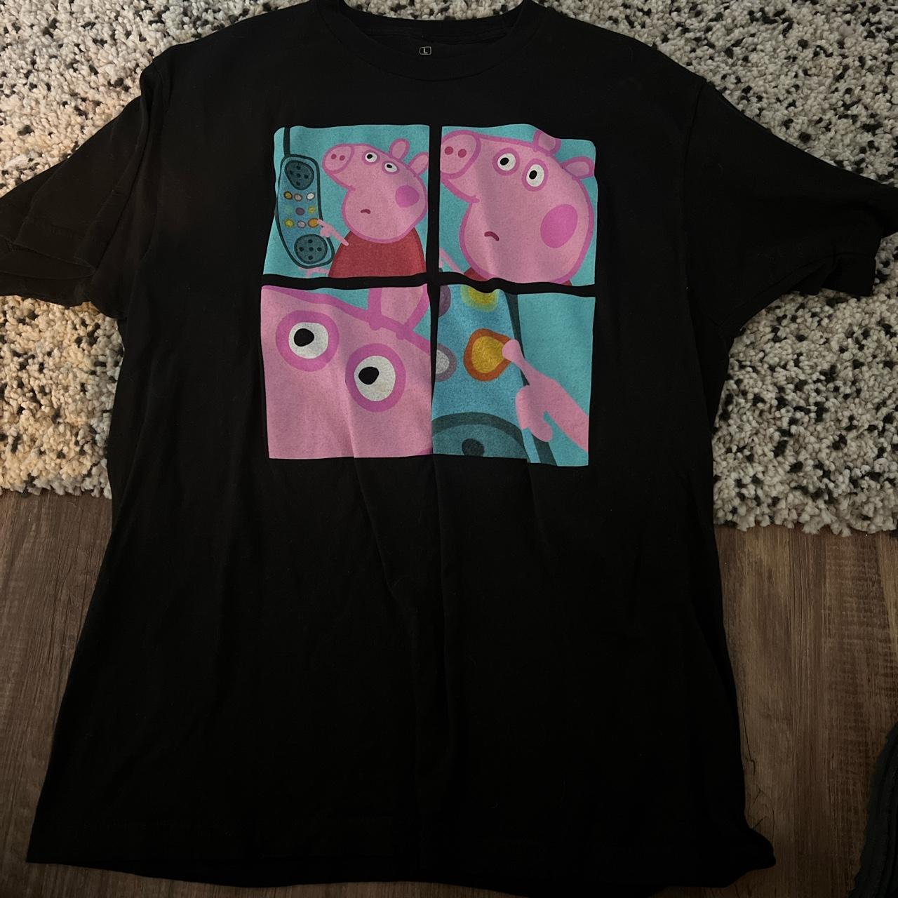 Peppa Pig Tee size Large DPop direct payment only - Depop