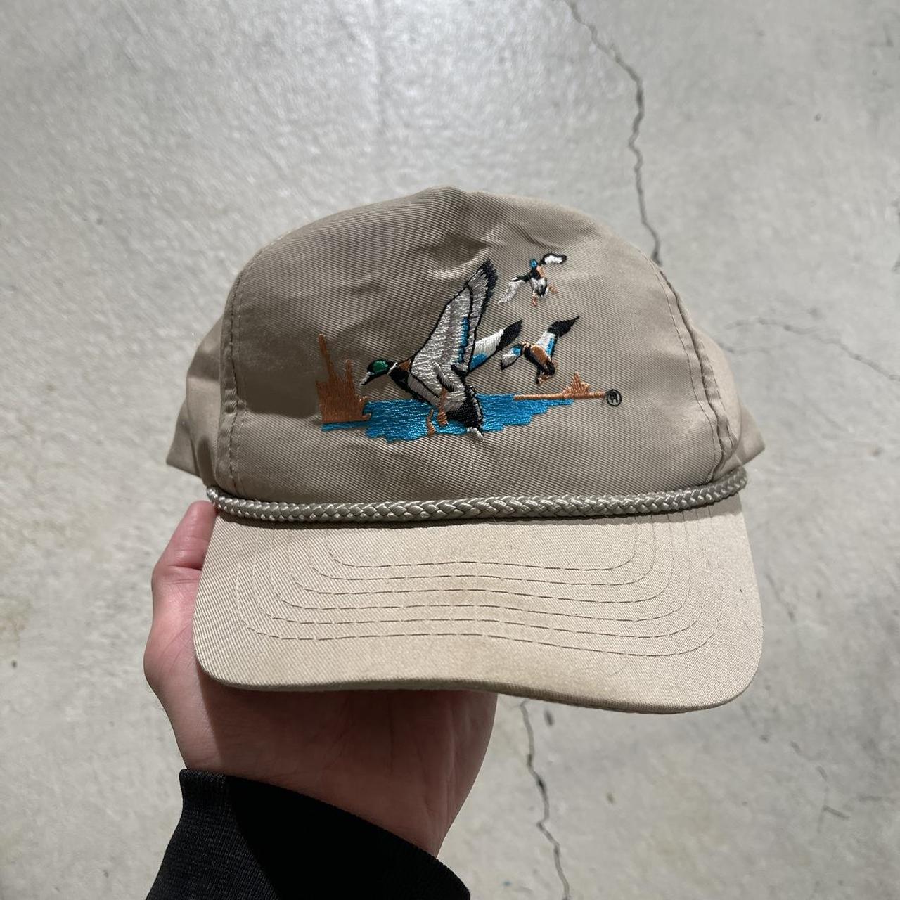 Vintage 1990s Ducks Tan Rope Trucker Hat a few... - Depop
