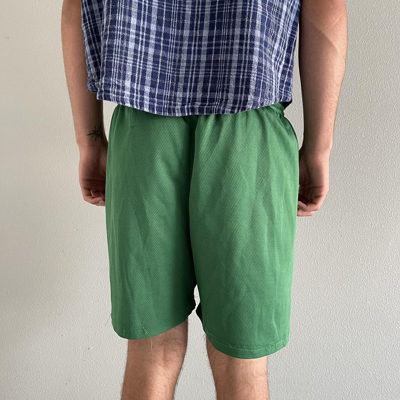 Vintage 1990s Kappa Green Athletic Shorts amazing... - Depop