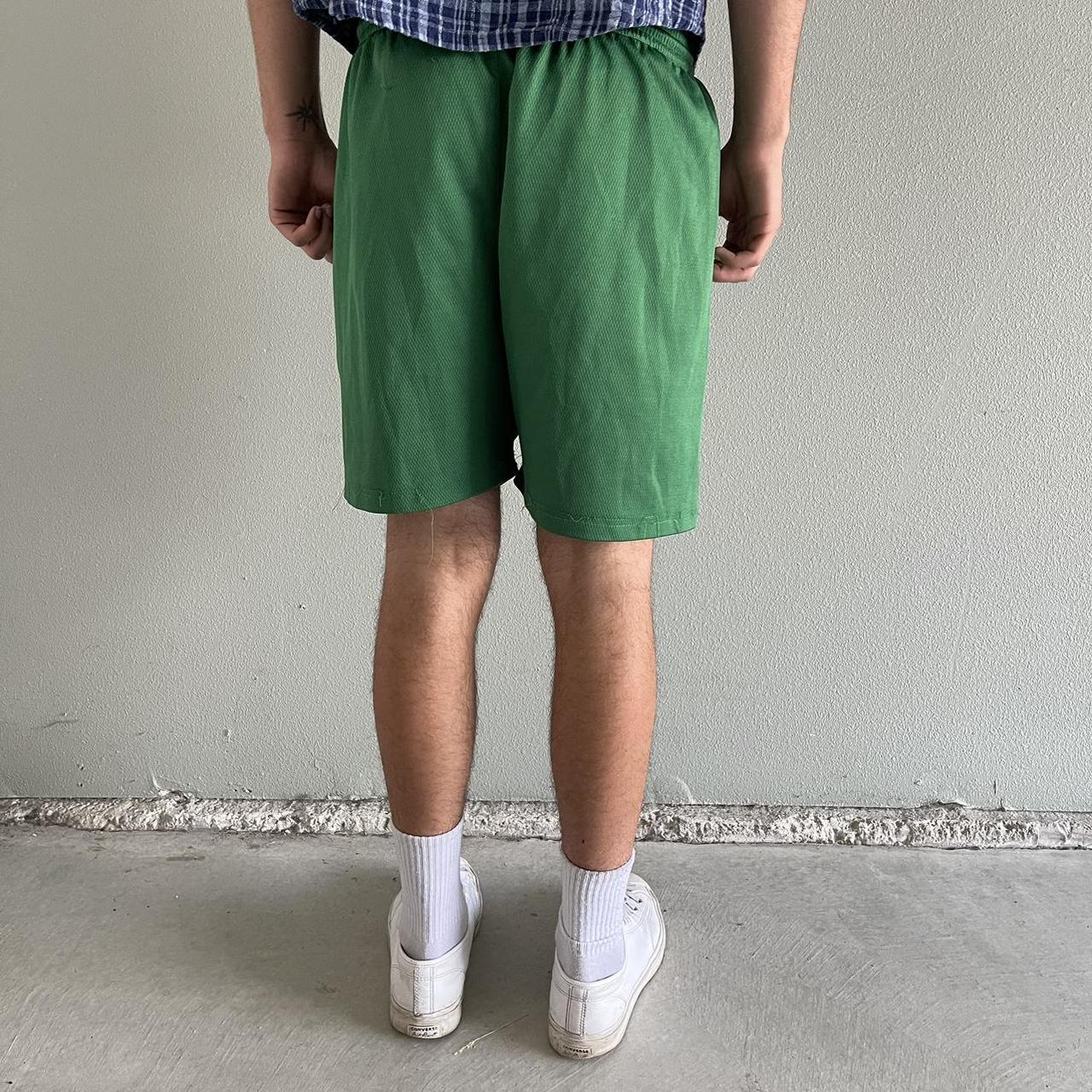 Vintage 1990s Kappa Green Athletic Shorts amazing... - Depop