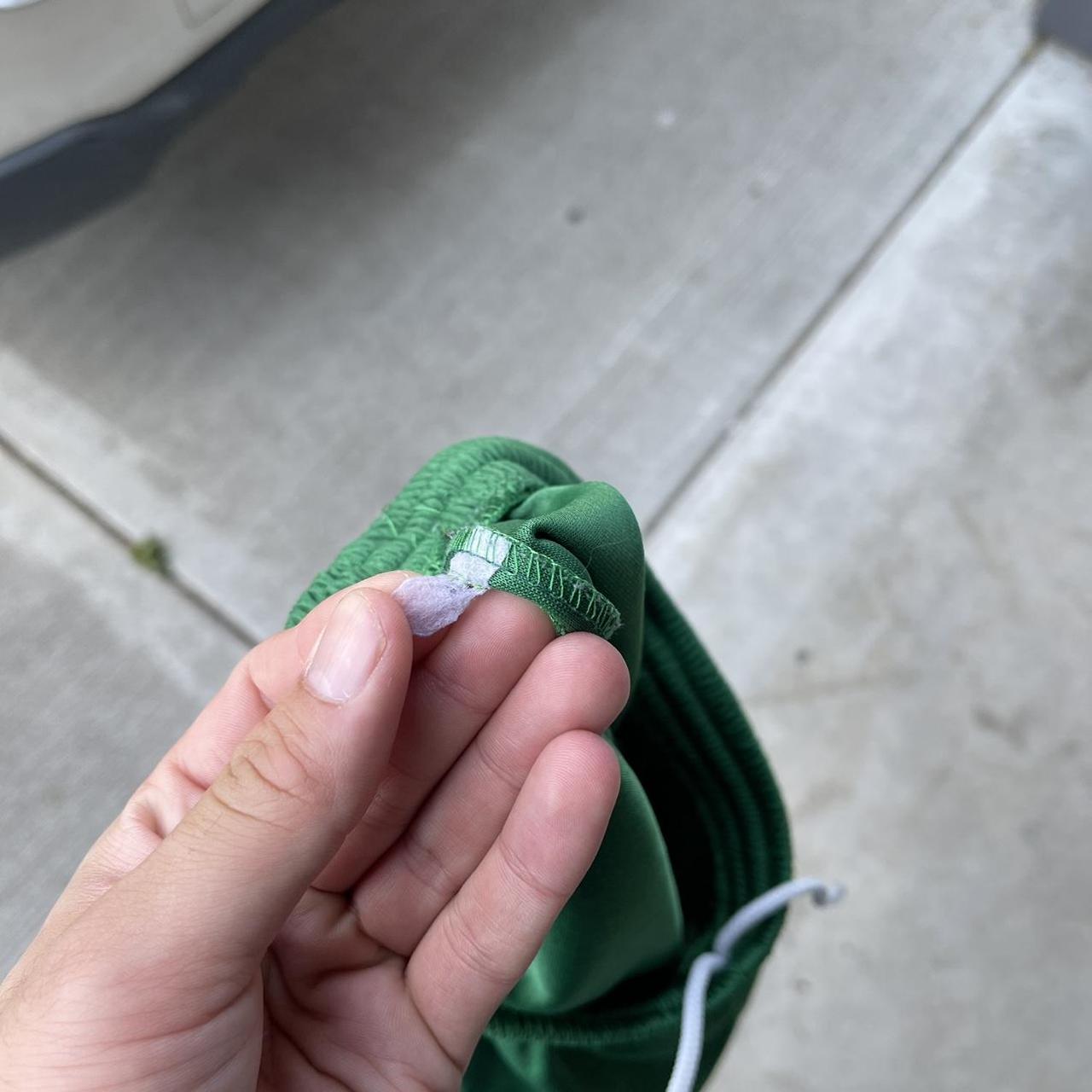 Vintage 1990s Kappa Green Athletic Shorts amazing... - Depop