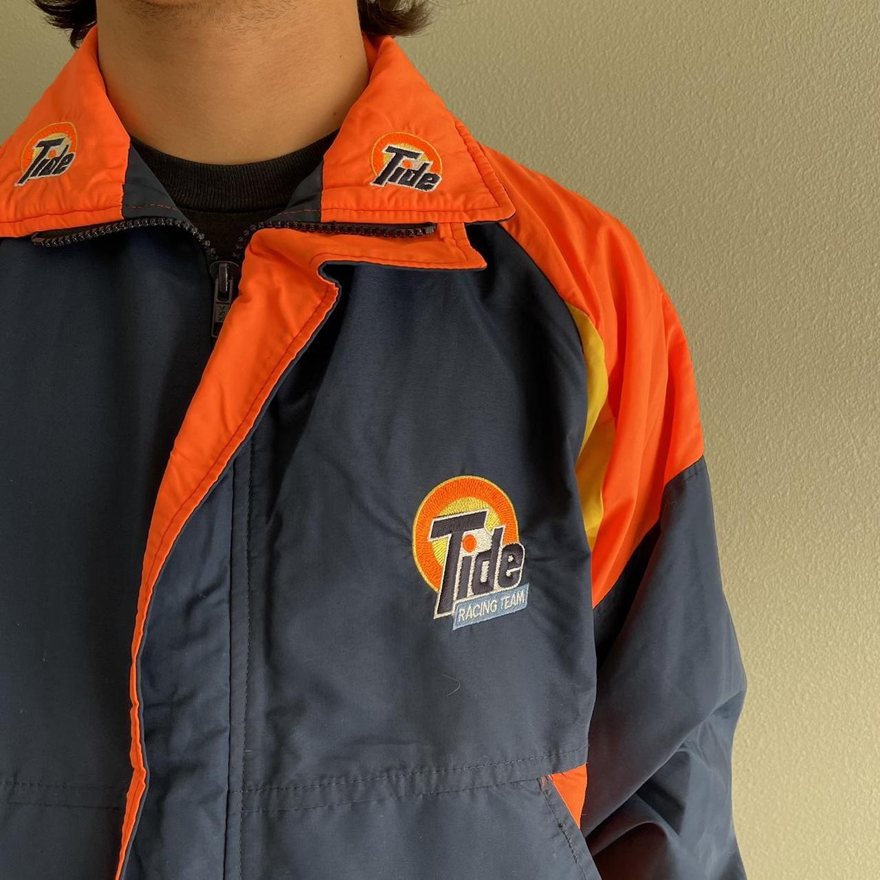 Vintage 1980s Tide Racing Team Jacket great NASCAR... - Depop