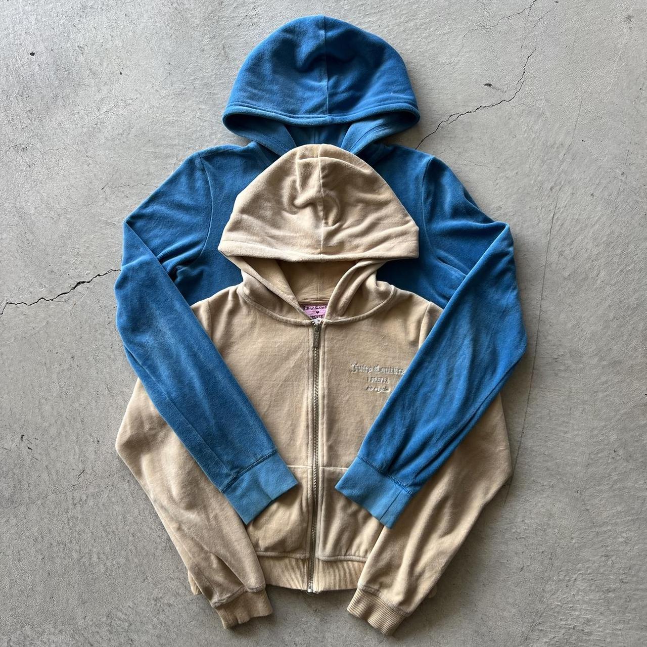 Vintage y2k Juicy Couture Velour Zip Up Hoodies you... - Depop