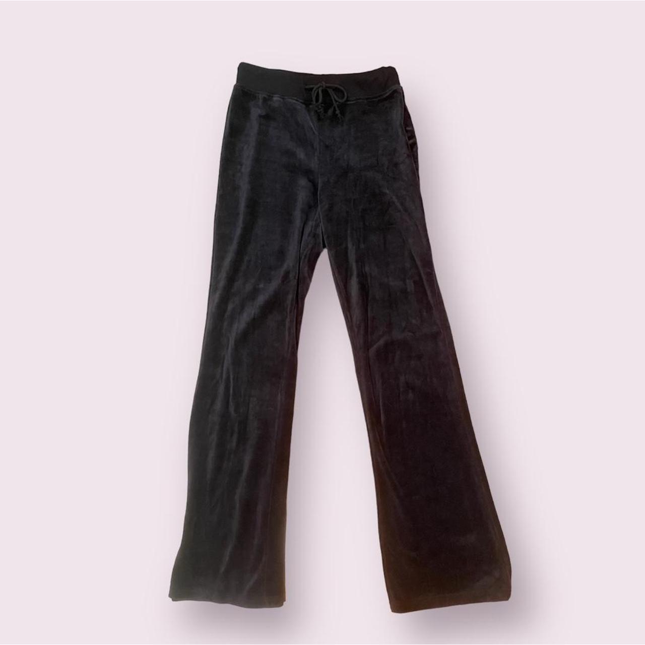 pacsun navy velour pants size women’s... - Depop