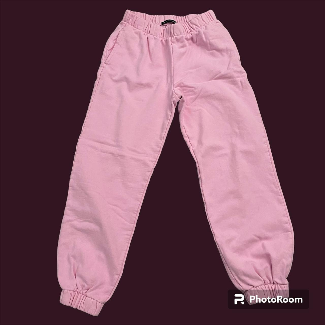 Brandy melville pink Rosa sweatpants. In good... - Depop