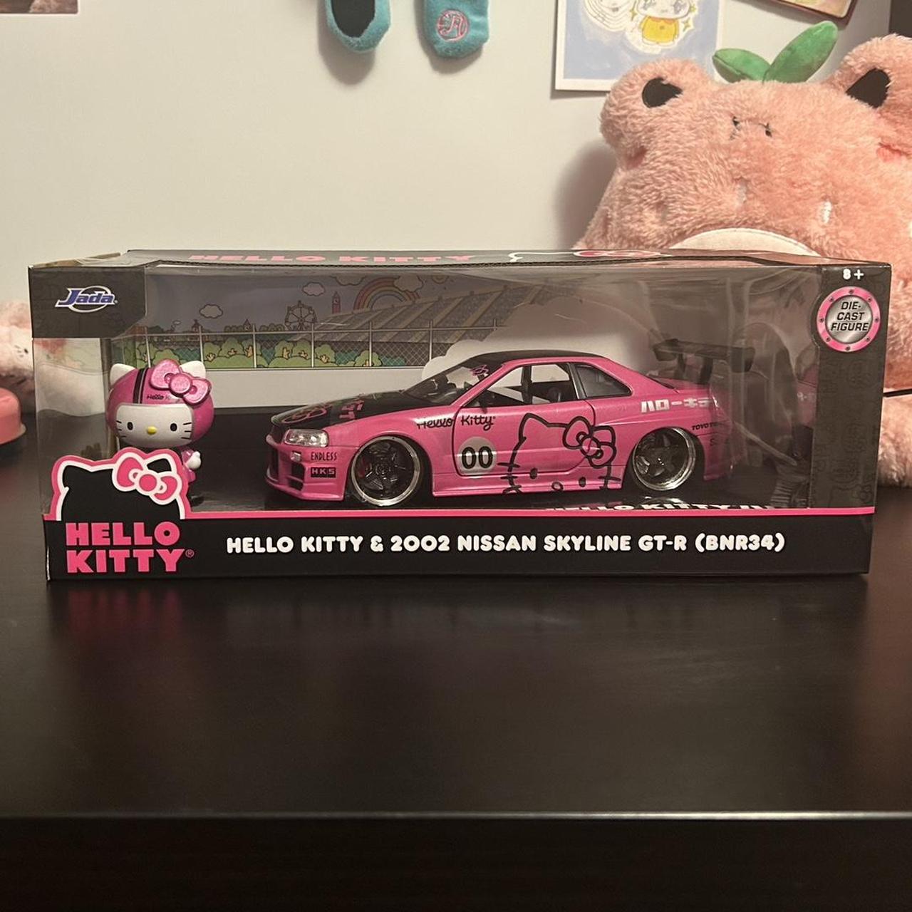hello kitty nissan skyline gt-r figure 🎀 mint... - Depop