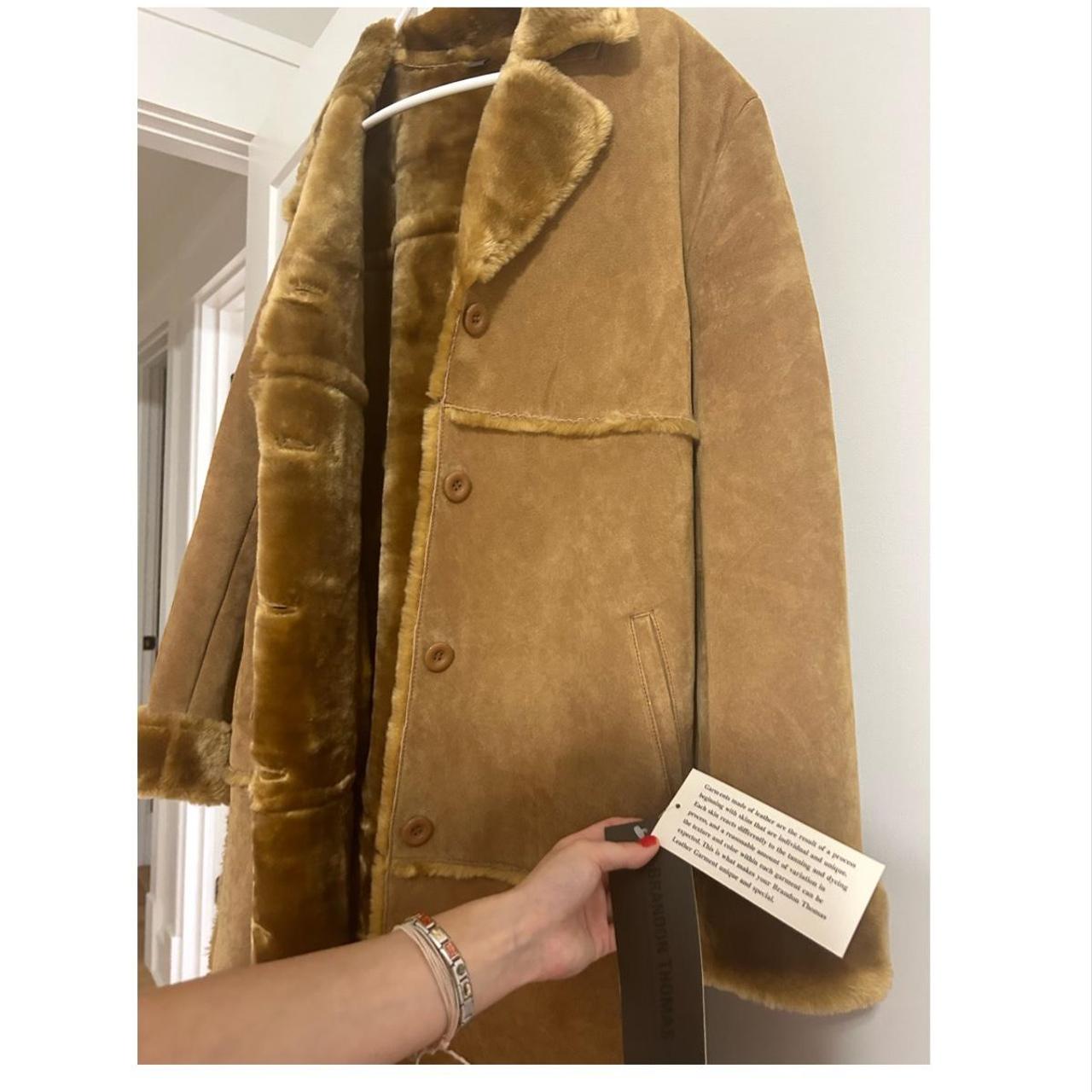 Vintage Brandon Thomas Fur Coat 70s, Tags still on... - Depop