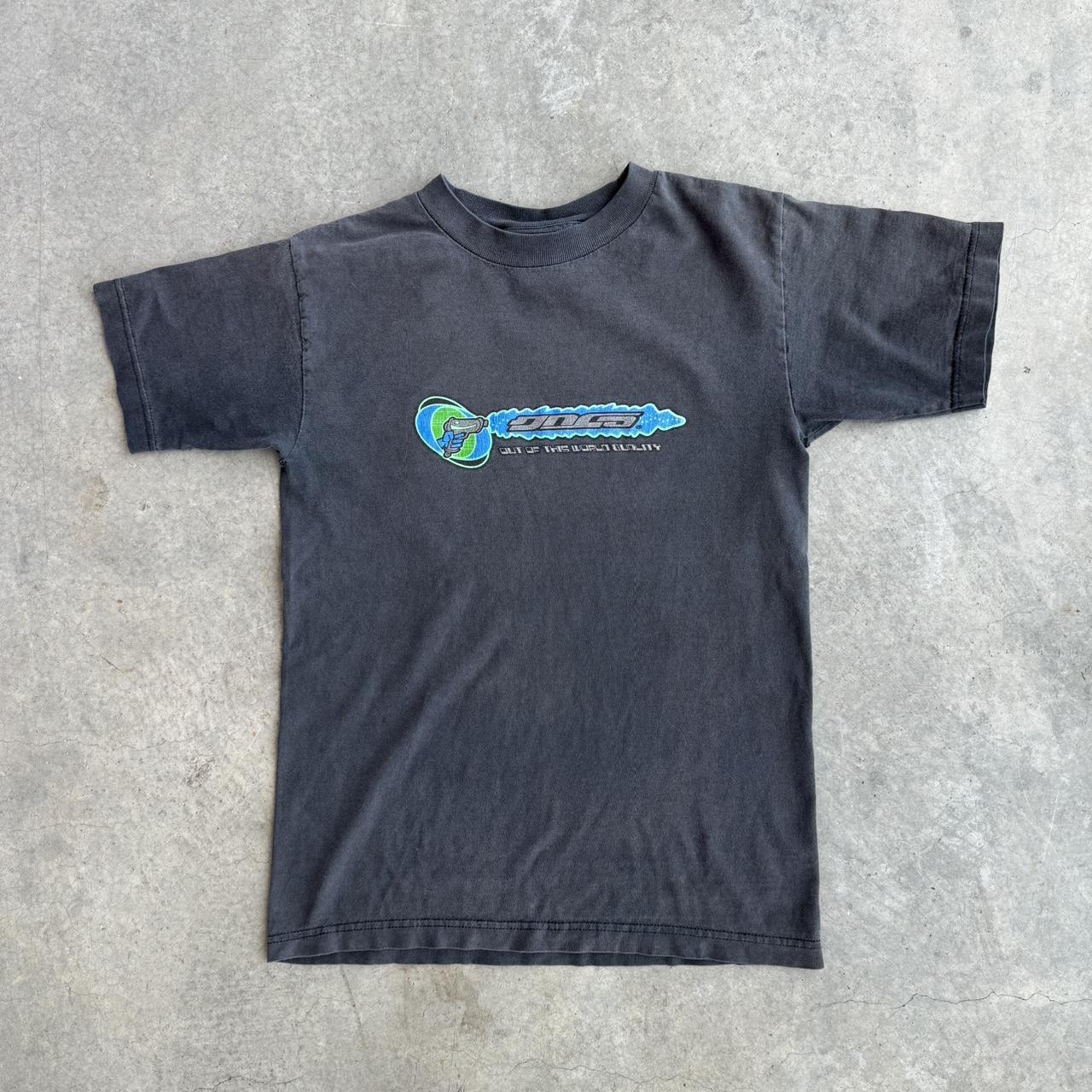 Vintage late 90s early 2000s JNCO faded graphic tee... - Depop