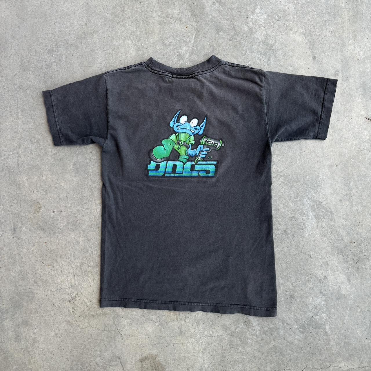 Vintage late 90s early 2000s JNCO faded graphic tee... - Depop