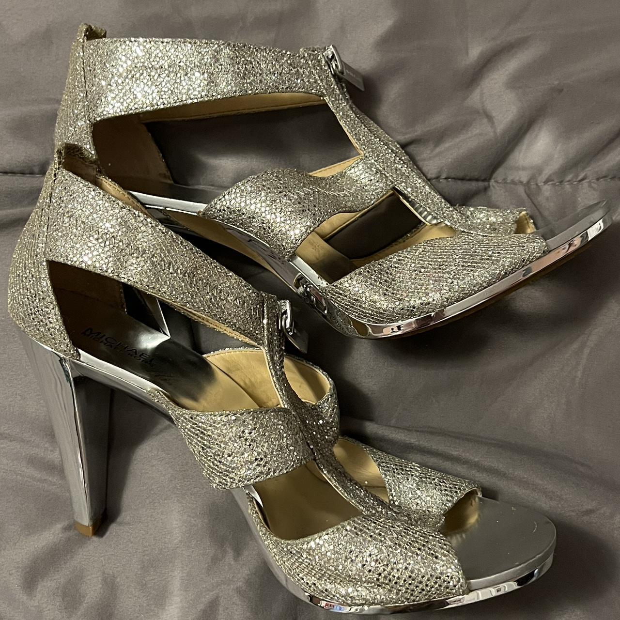 Michael Kors Women's Silver Footwear | Depop
