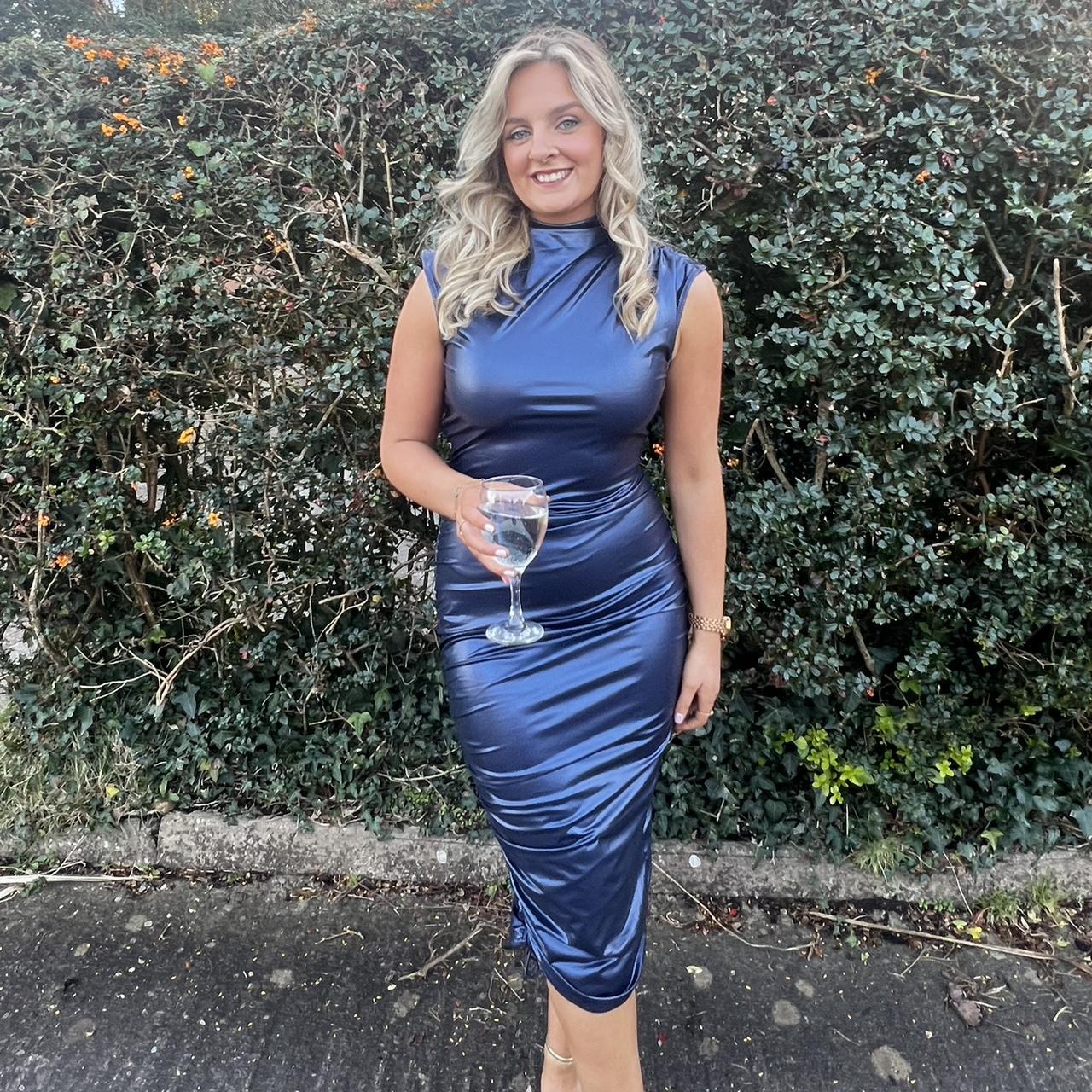 🌸Mars the label navy midi dress 🌸REPOP - only worn... | Depop