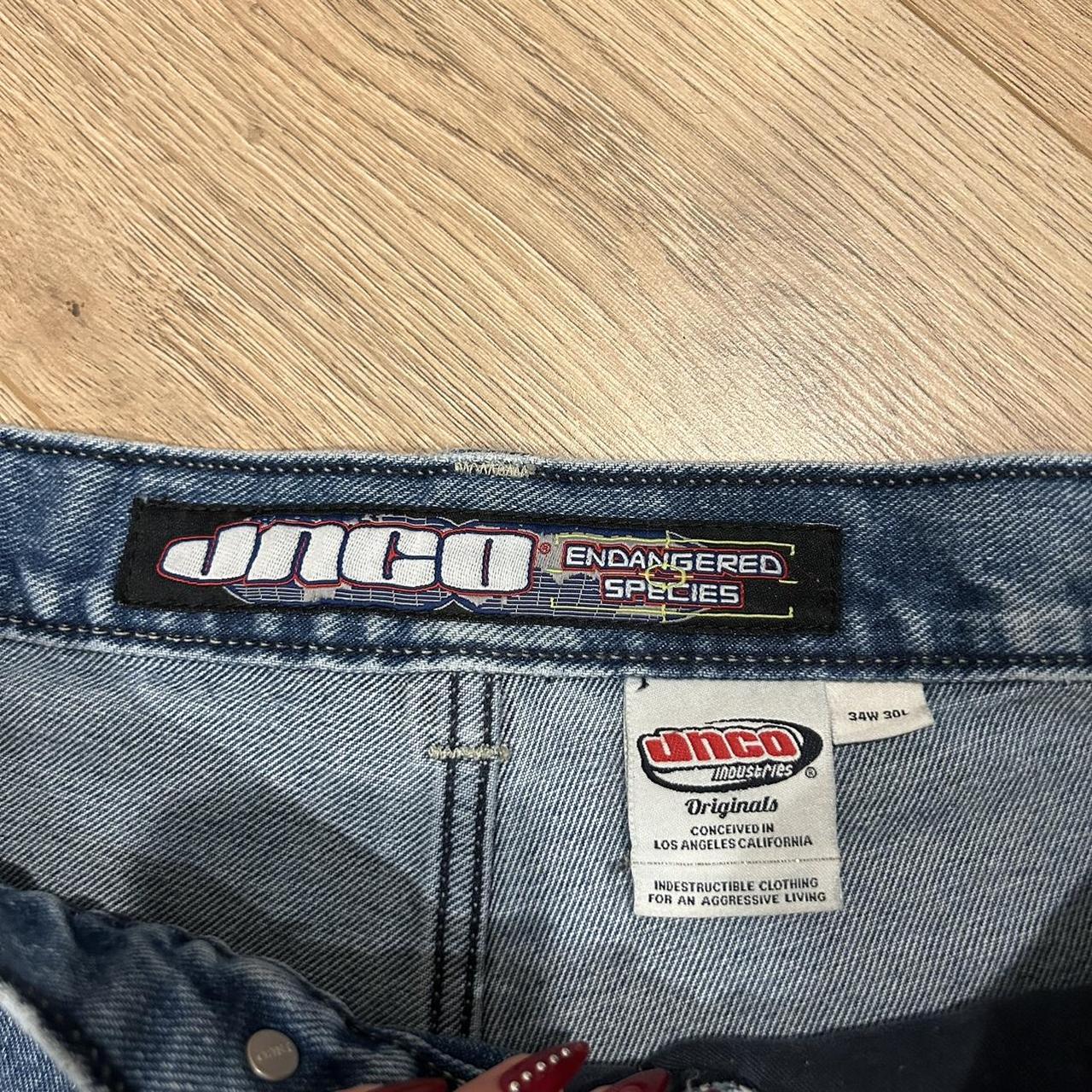 REAL PRICE! Insanely rare JNCO 34” endangered... - Depop