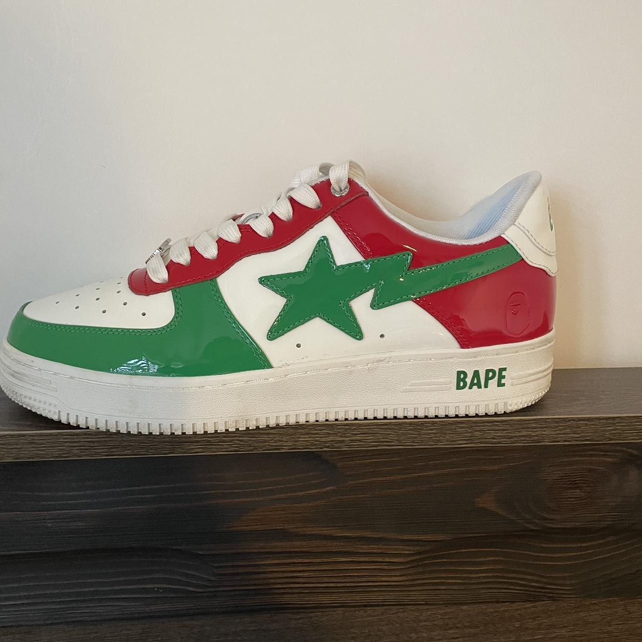 Bapestas in “Italy” colourway size UK10, bought from... - Depop