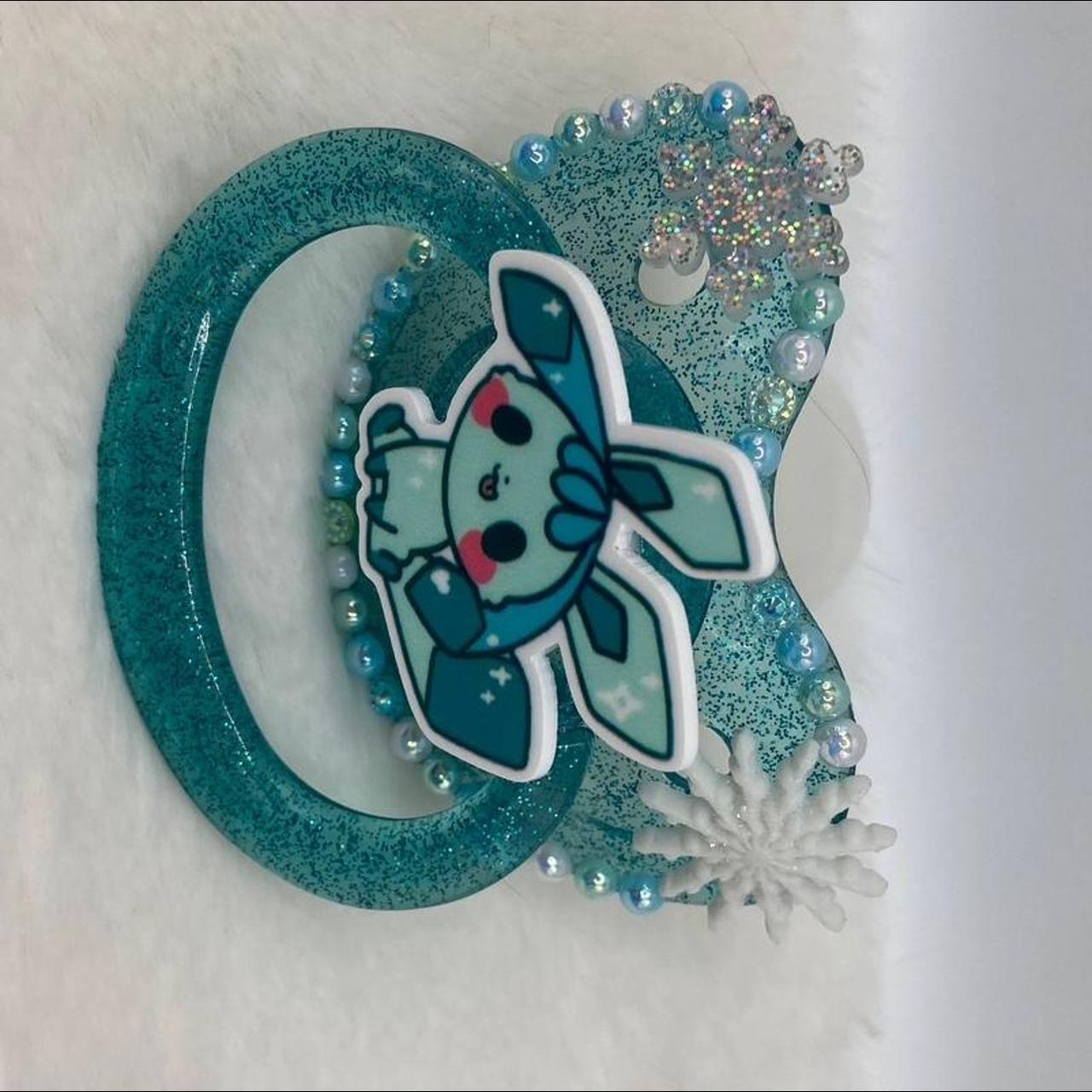Glaceon Pokémon eevee evolution Adult pacifier... - Depop