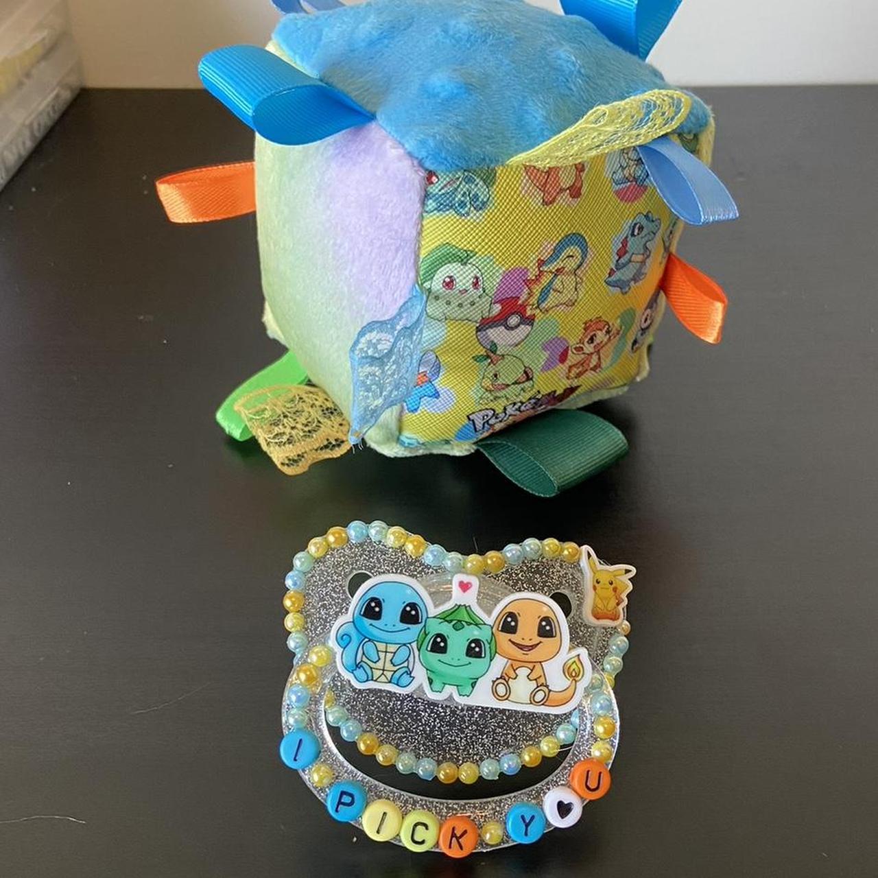 Pokémon bundle Adult pacifier and sensory cube 18+... - Depop
