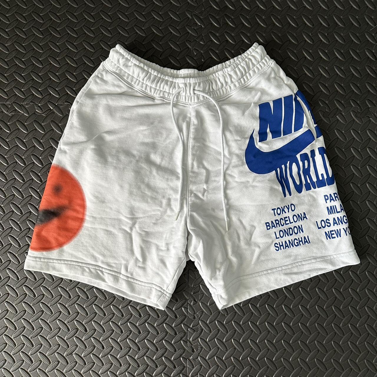 Nike world tour shorts - slightly oversized - Depop
