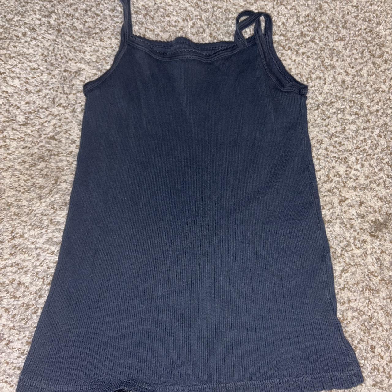 Navy blue brandy melville tank top - Depop