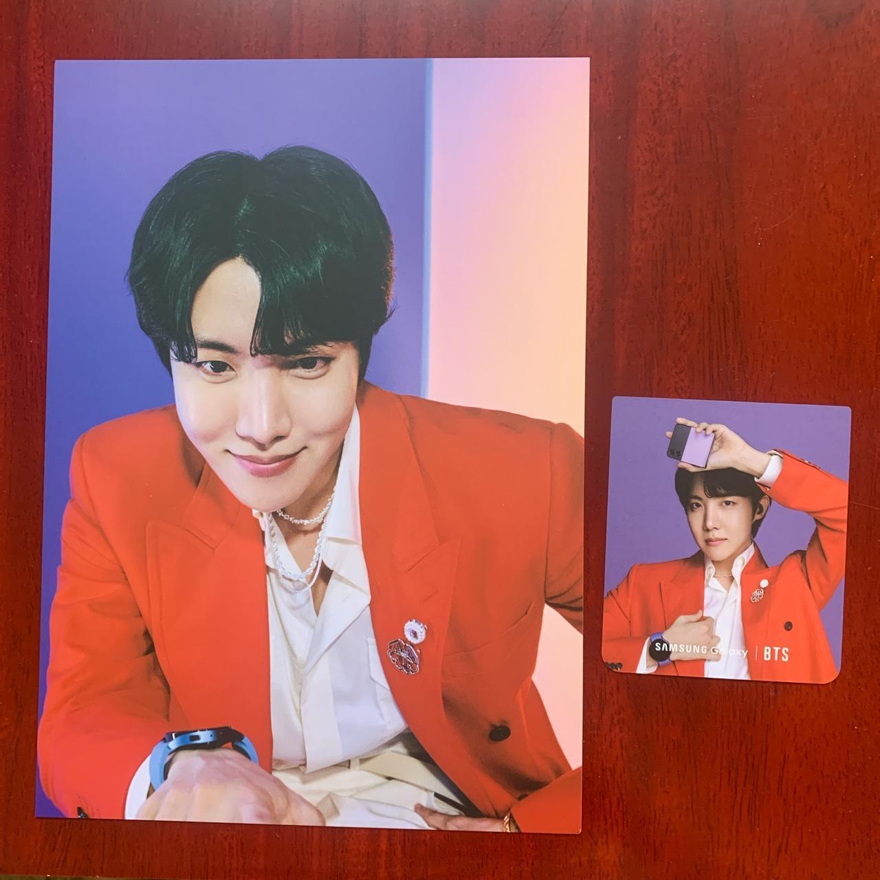 jhope photocard and postcard set from samsung galaxy... - Depop