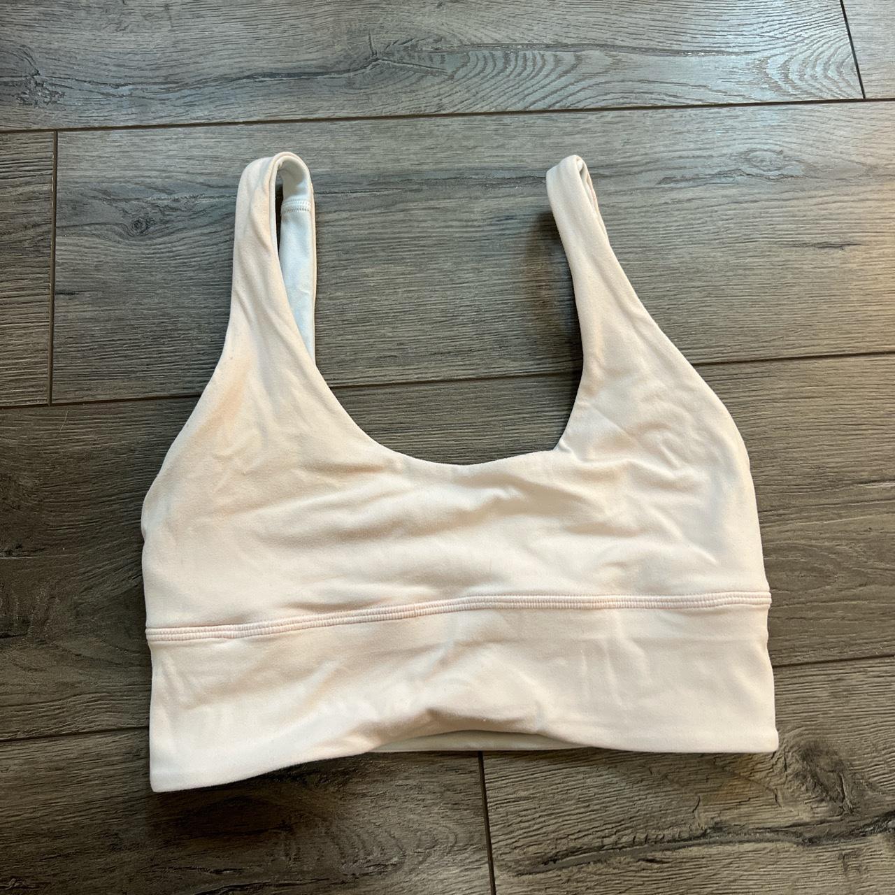 Size 4 lululemon align bra Reversible pink and... - Depop