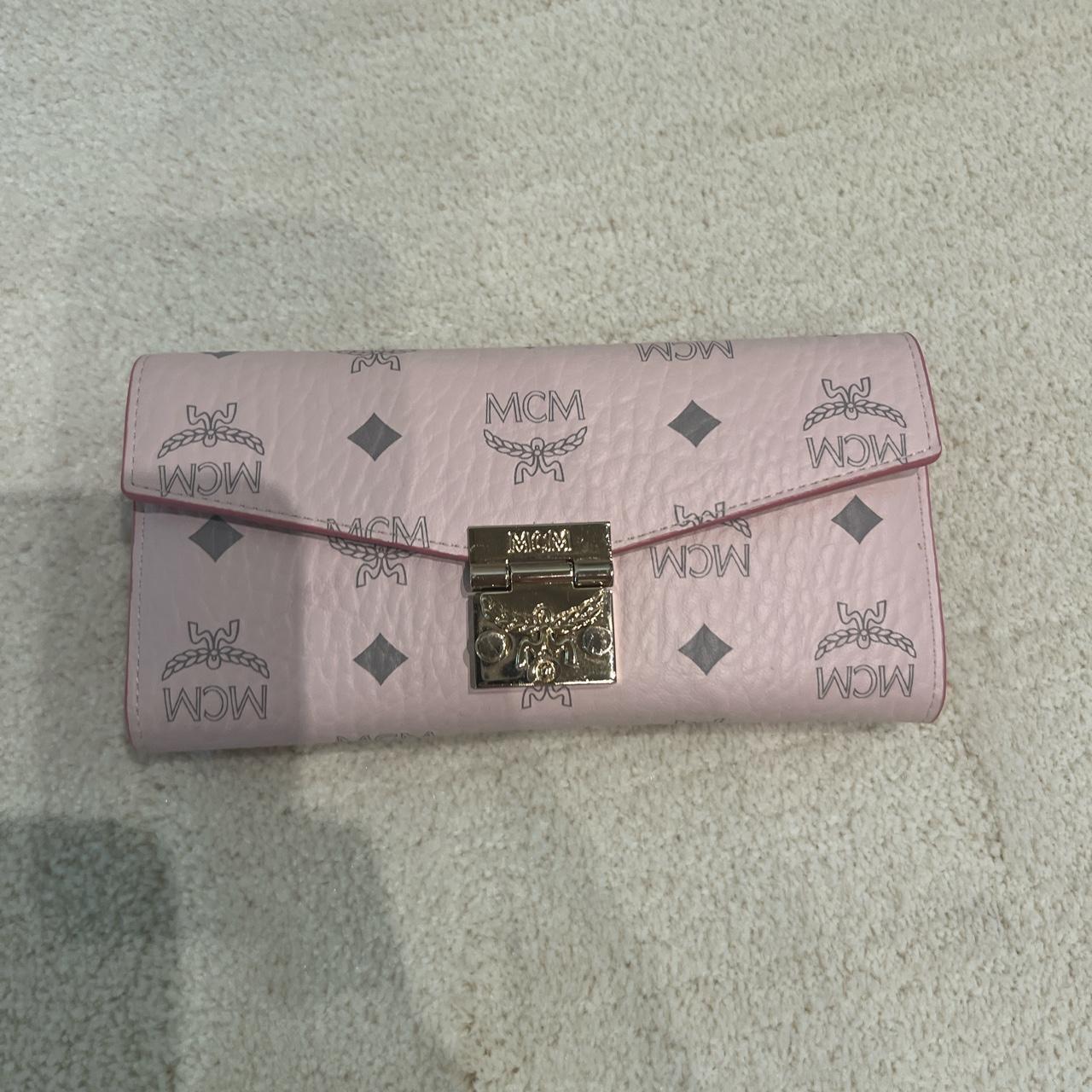 MCM a pink wallet - Depop
