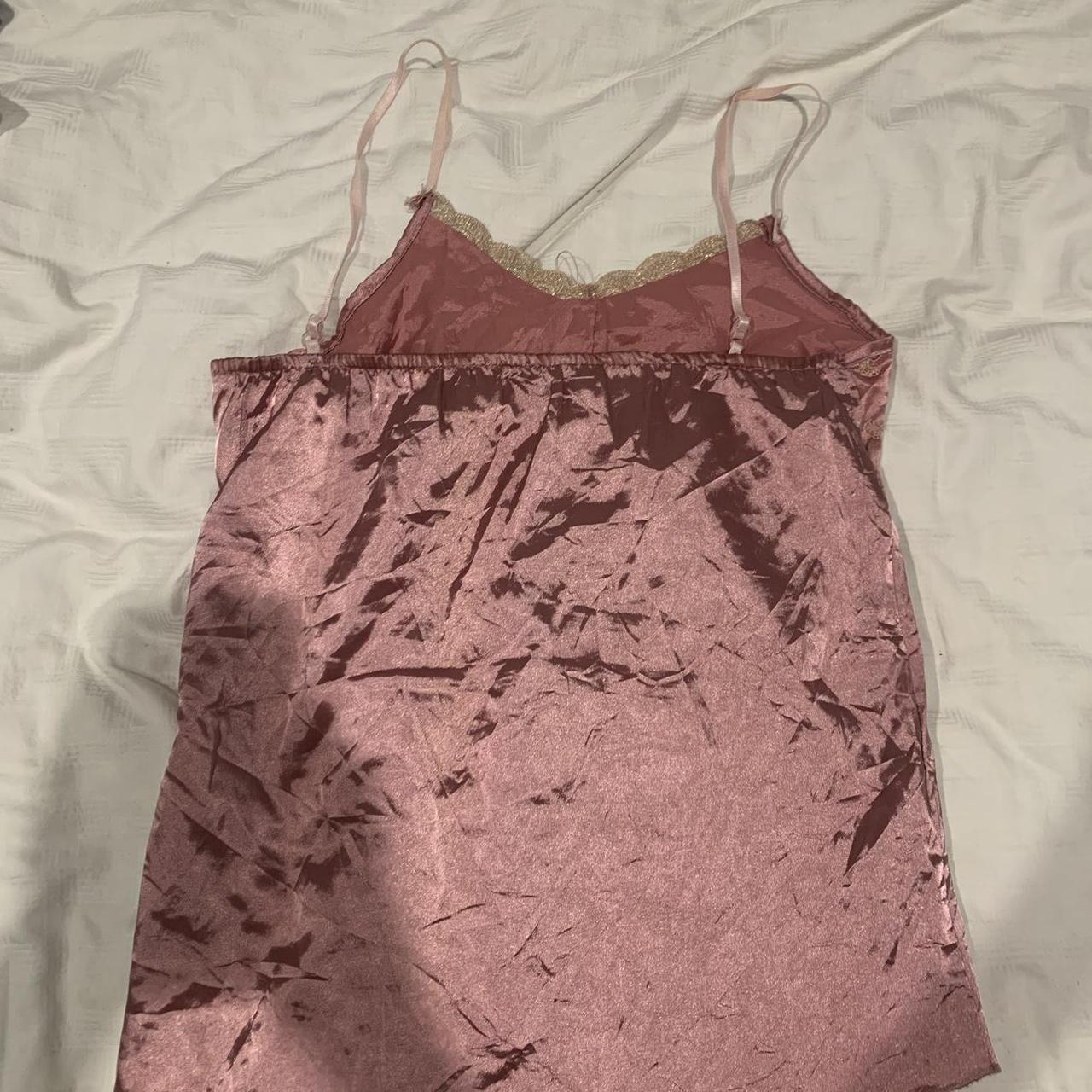 the cutest vintage pink tank unknown size and brand... - Depop