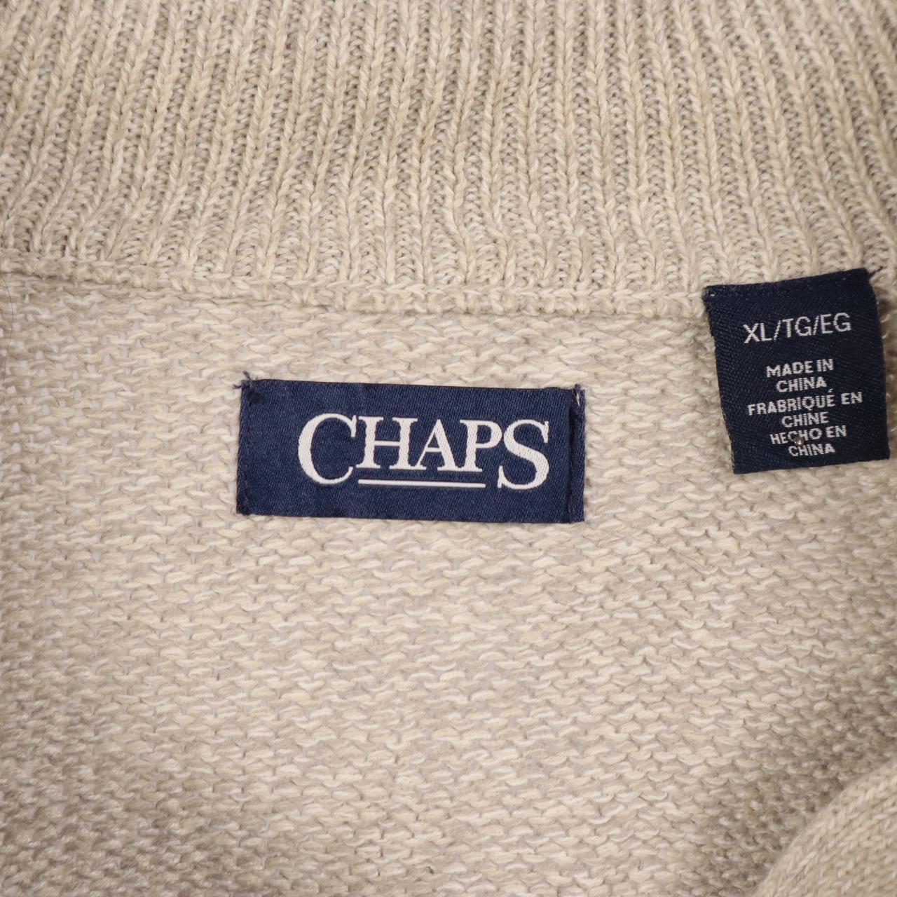 Vintage Chaps Jumper Chaps 90's Jumper Embroidered... - Depop