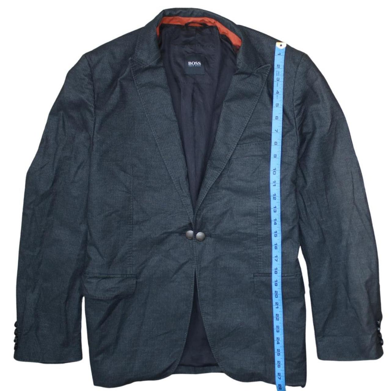 HUGO BOSS Charcoal Blazer Men's Medium Two Button... | Depop