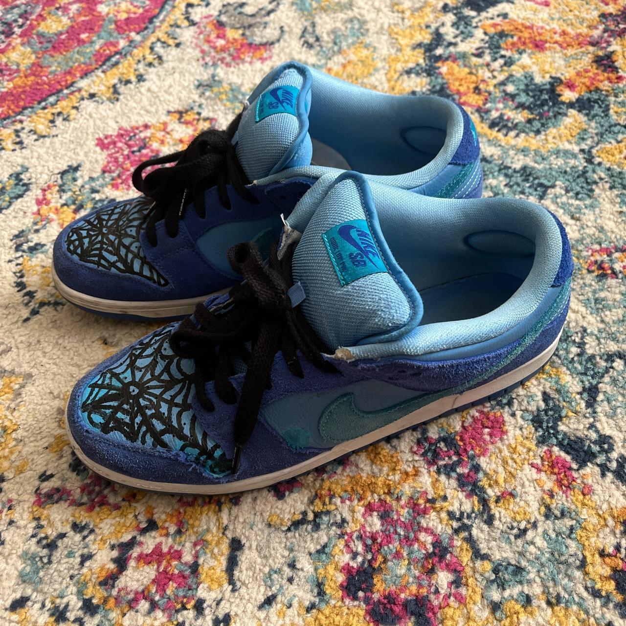 Nike sb dunk blue razz berry I have worn these and... - Depop
