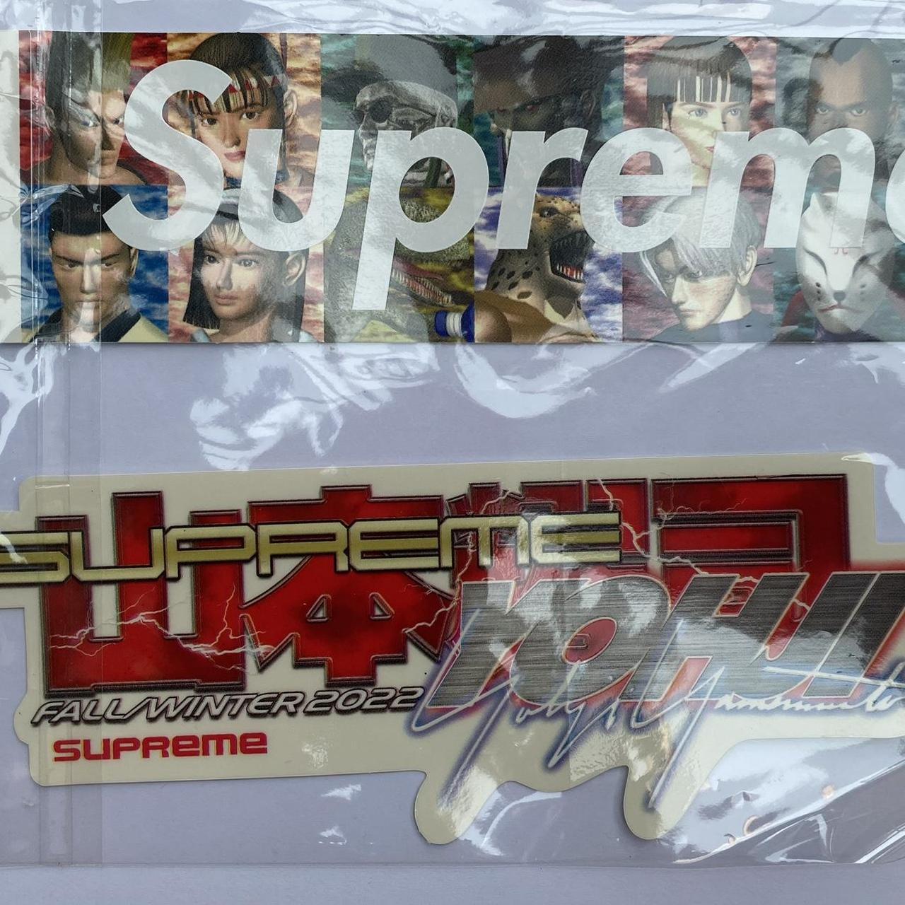 Supreme - Tekken - set of both the stickers -... - Depop