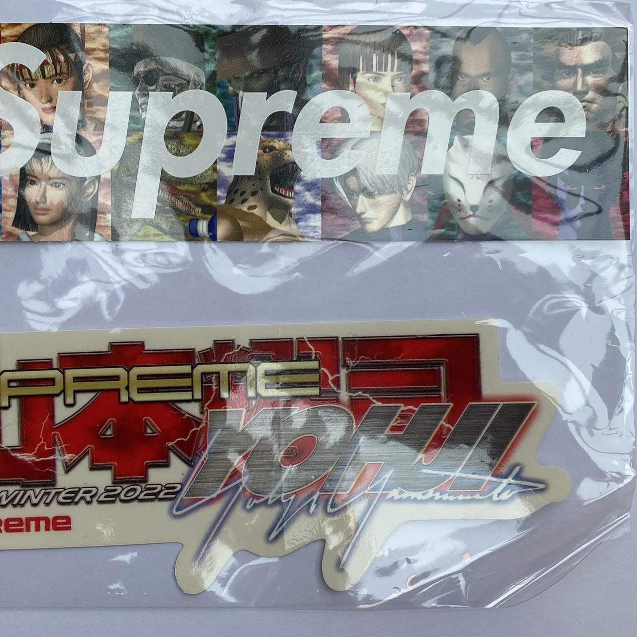 Supreme - Tekken - set of both the stickers -... - Depop