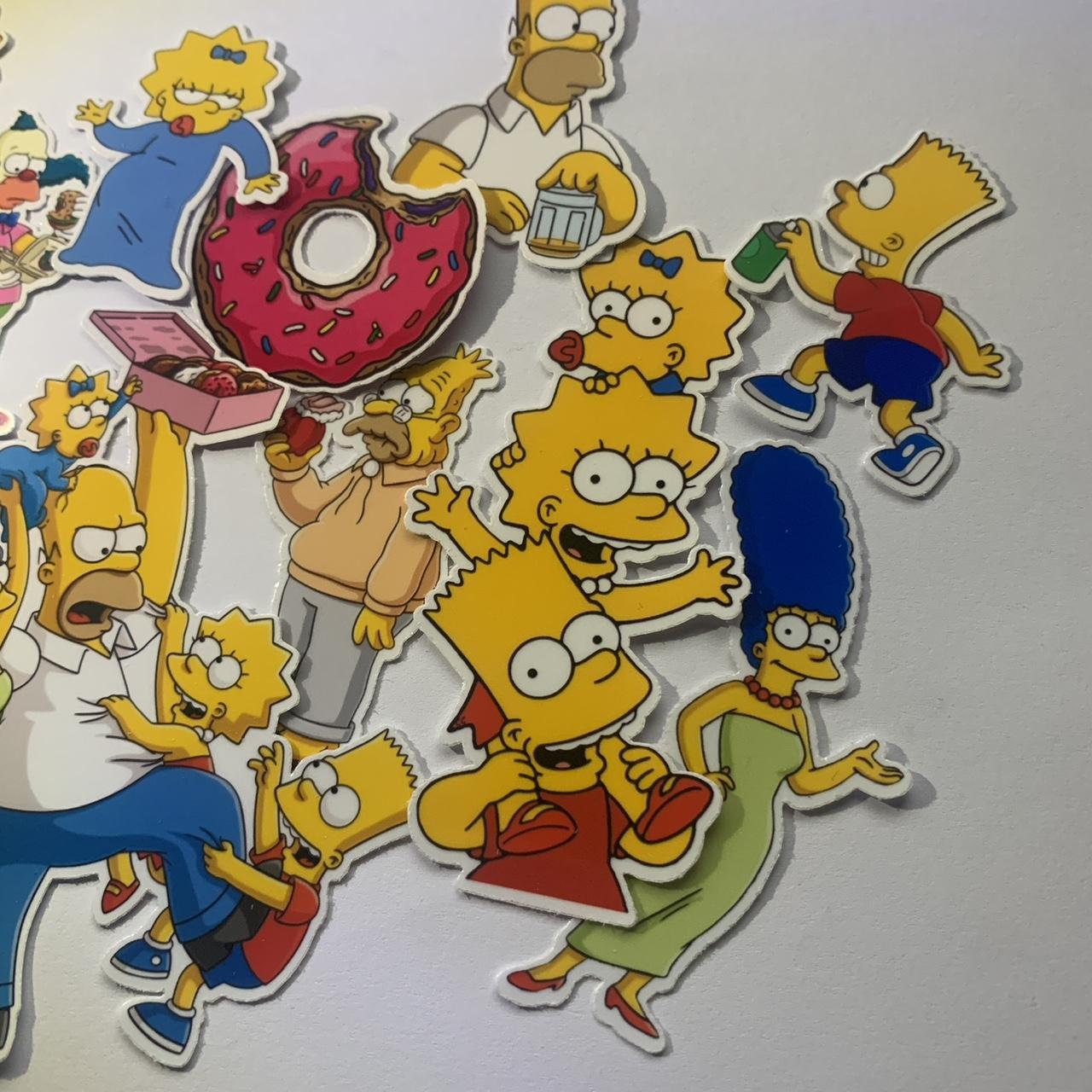 15 x simpsons stickers - waterproof high quality... - Depop
