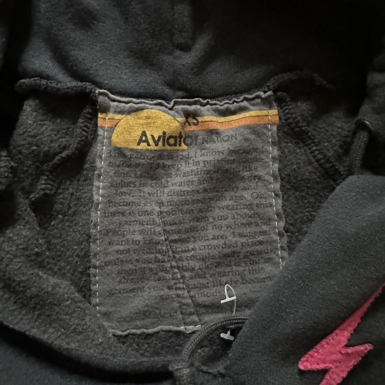 PREPPY Aviator Nation cropped v neck hoodie. Super... - Depop