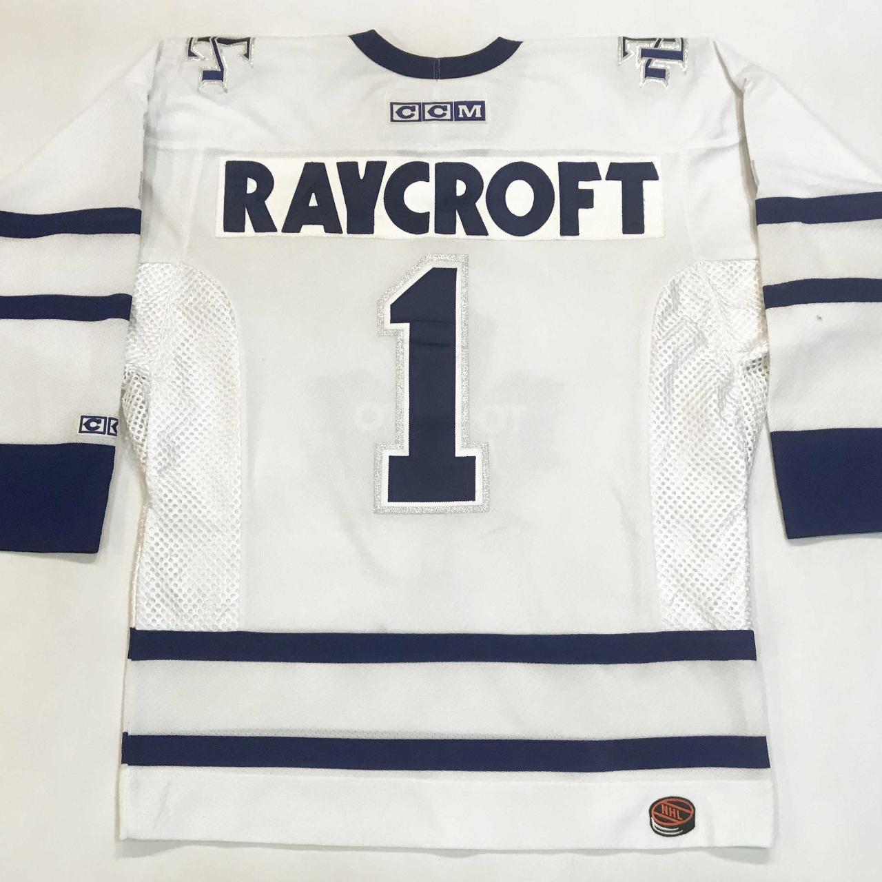 CCM Toronto Maple Leafs ANDREW RAYCROFT #1 NHL... - Depop