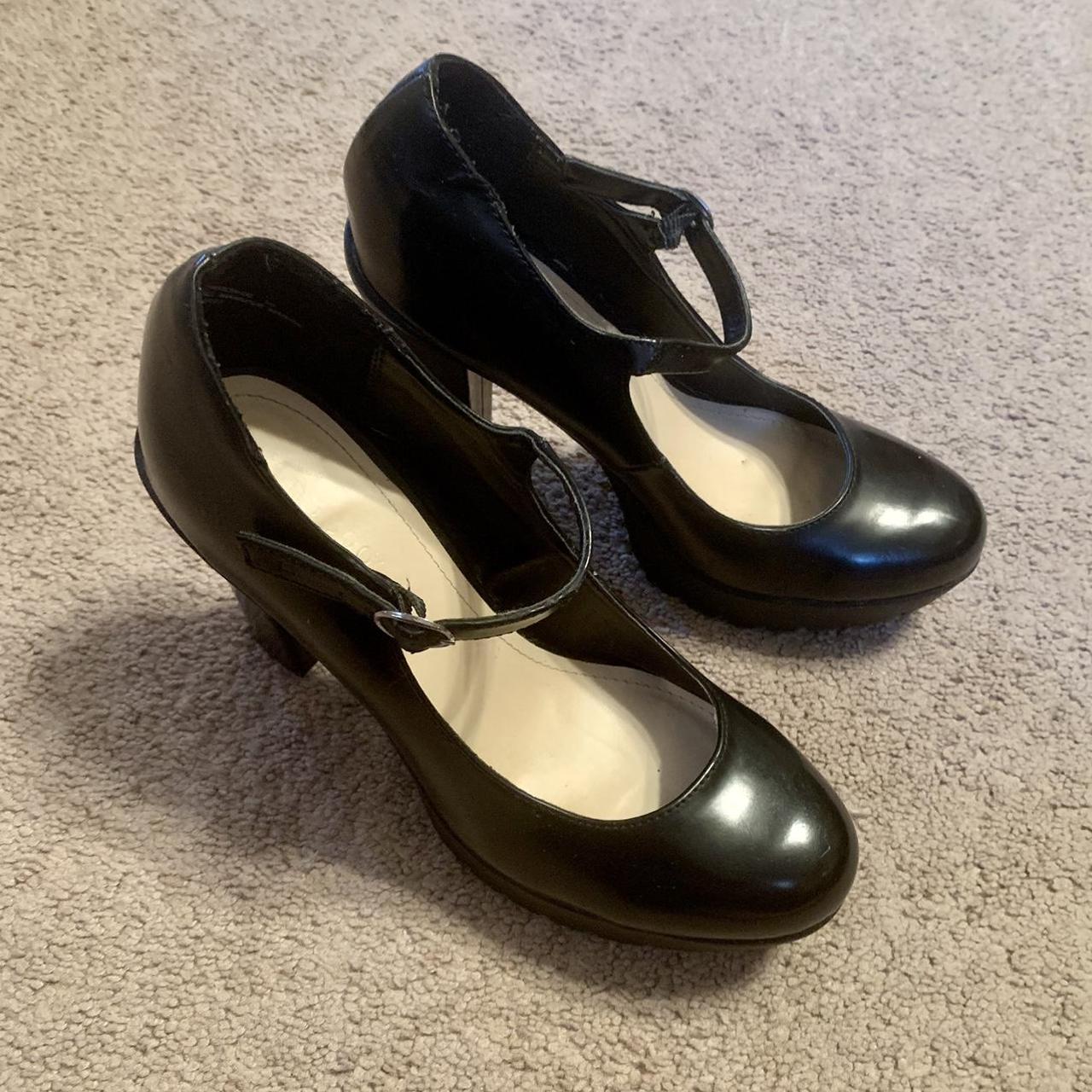 Dolls Kill Ink Classy Nights platform Mary Janes 🖤... - Depop