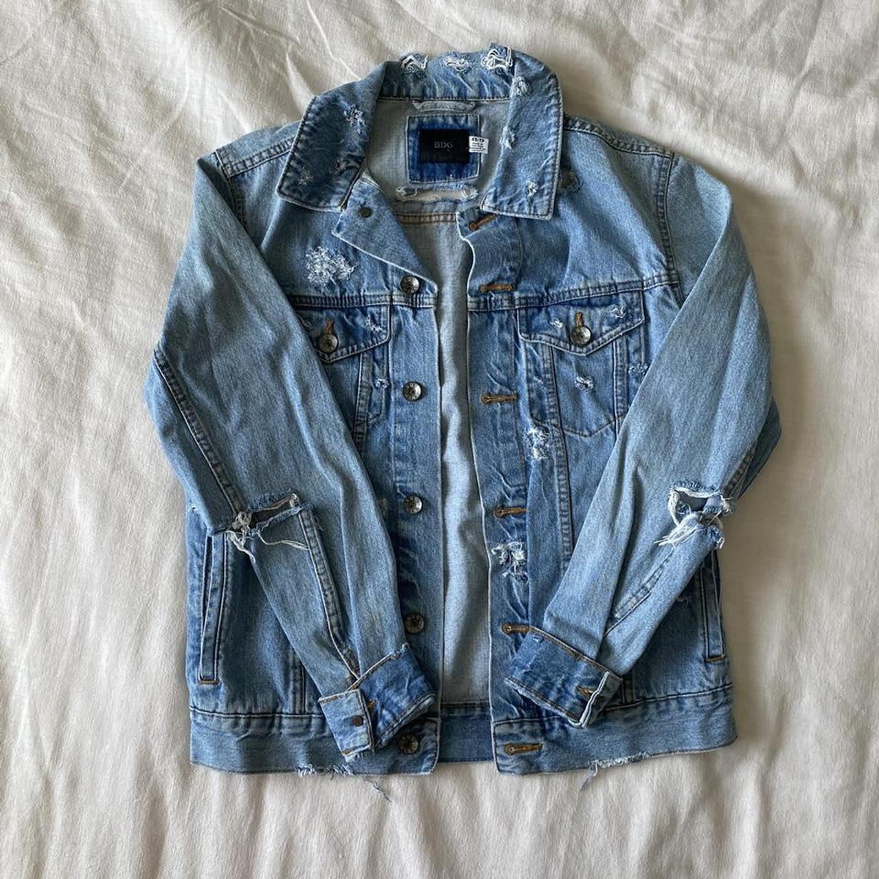 BDG by urban outfitters mens XS denim jacket... - Depop
