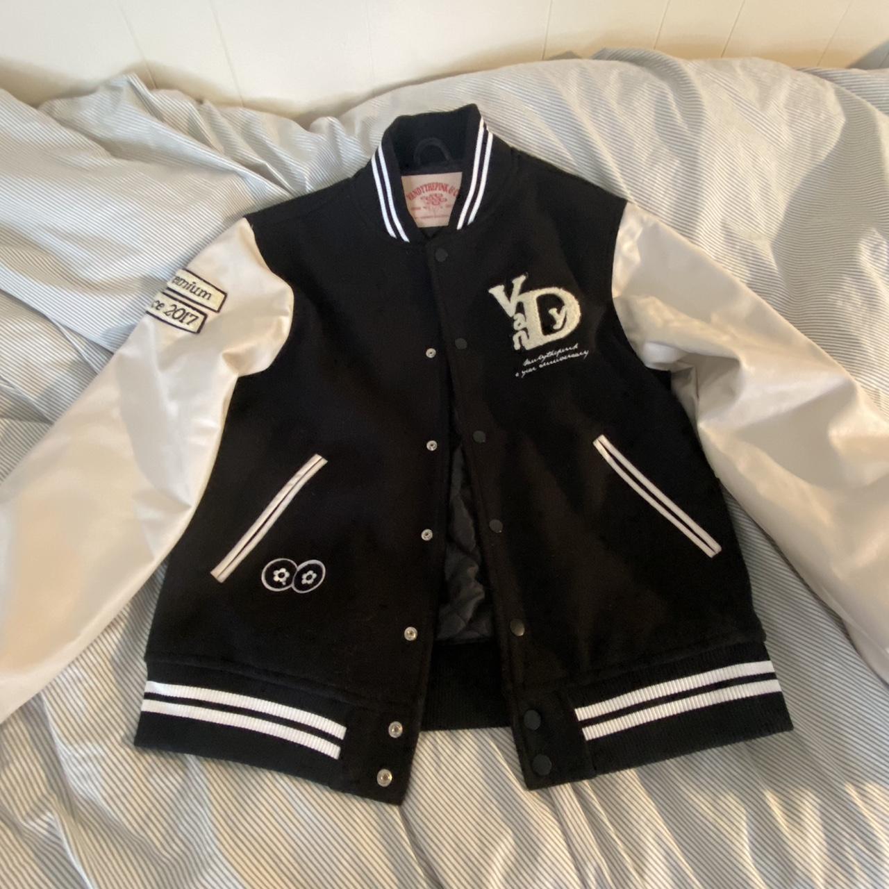 Vandy The Pink Black/White limited edition Varsity... - Depop
