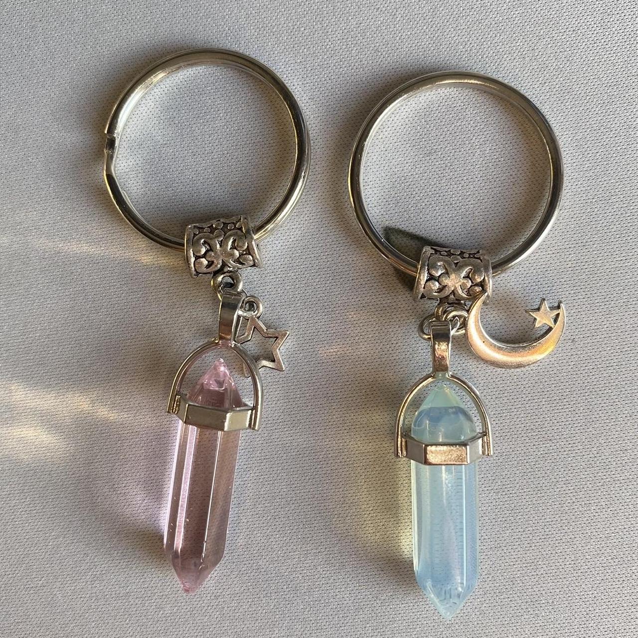 2pcs Gem Keychain set super cute and only one... - Depop