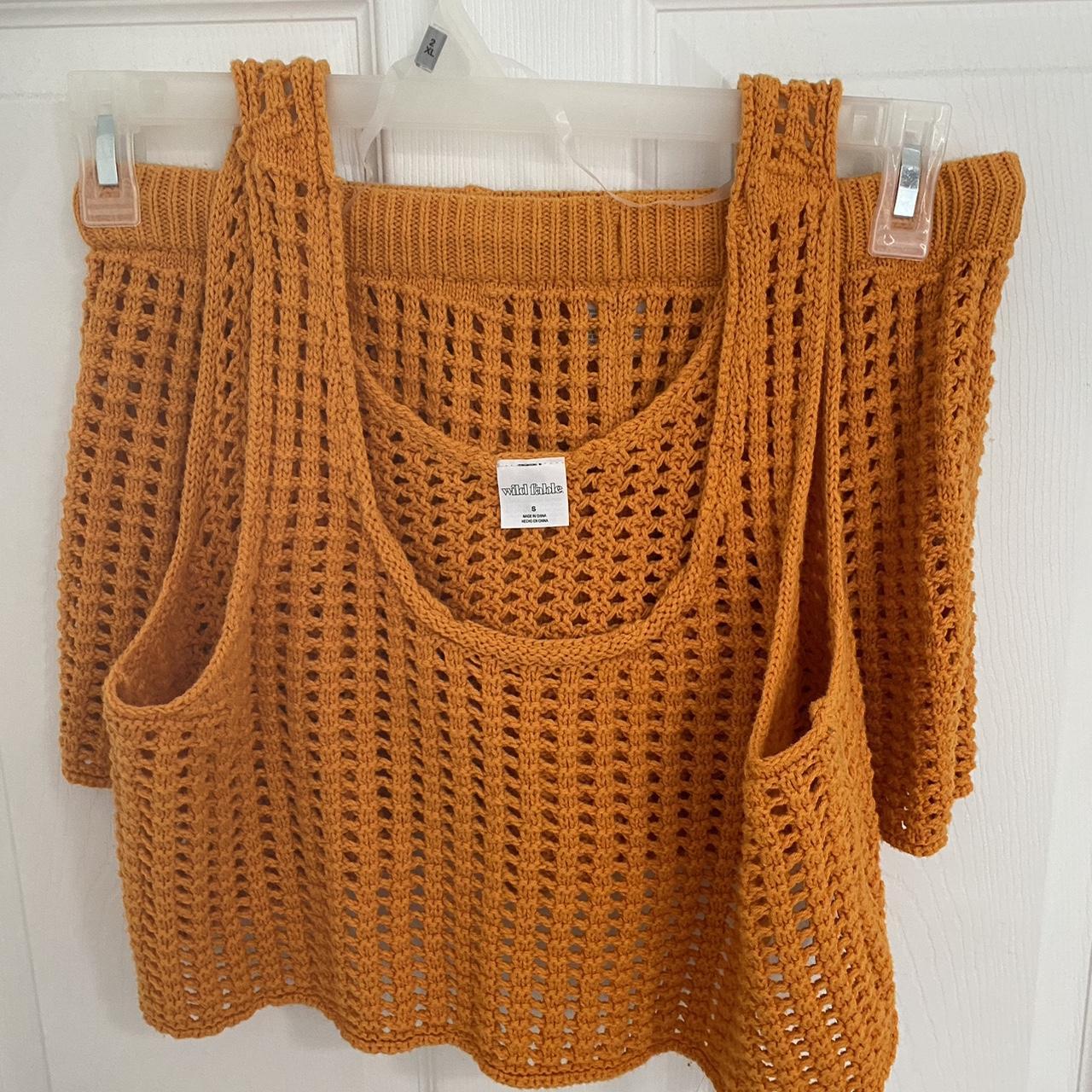 Wild Fable Women's Orange Cover-ups | Depop