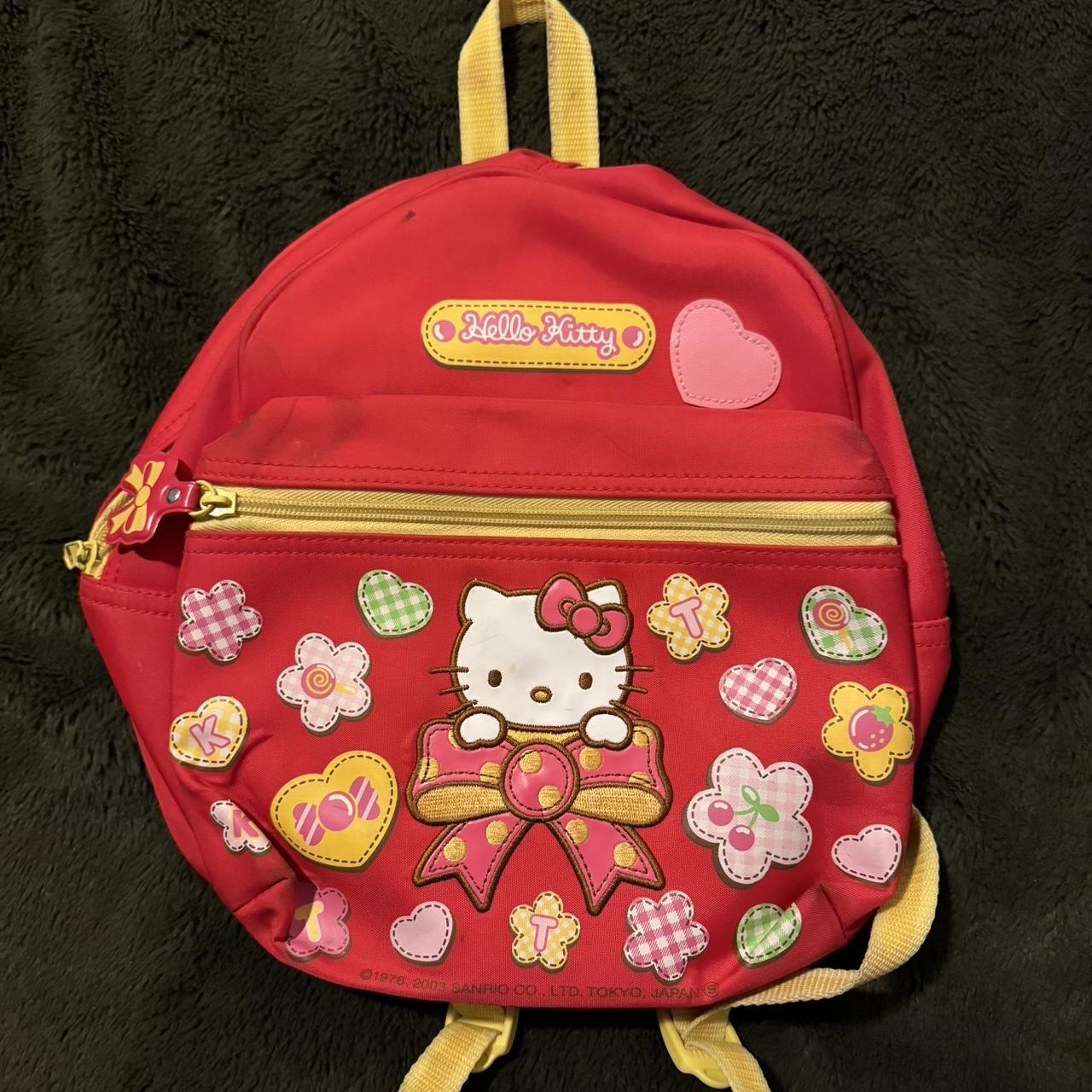 Hello Kitty Mini Backpack Preloved and has some... - Depop