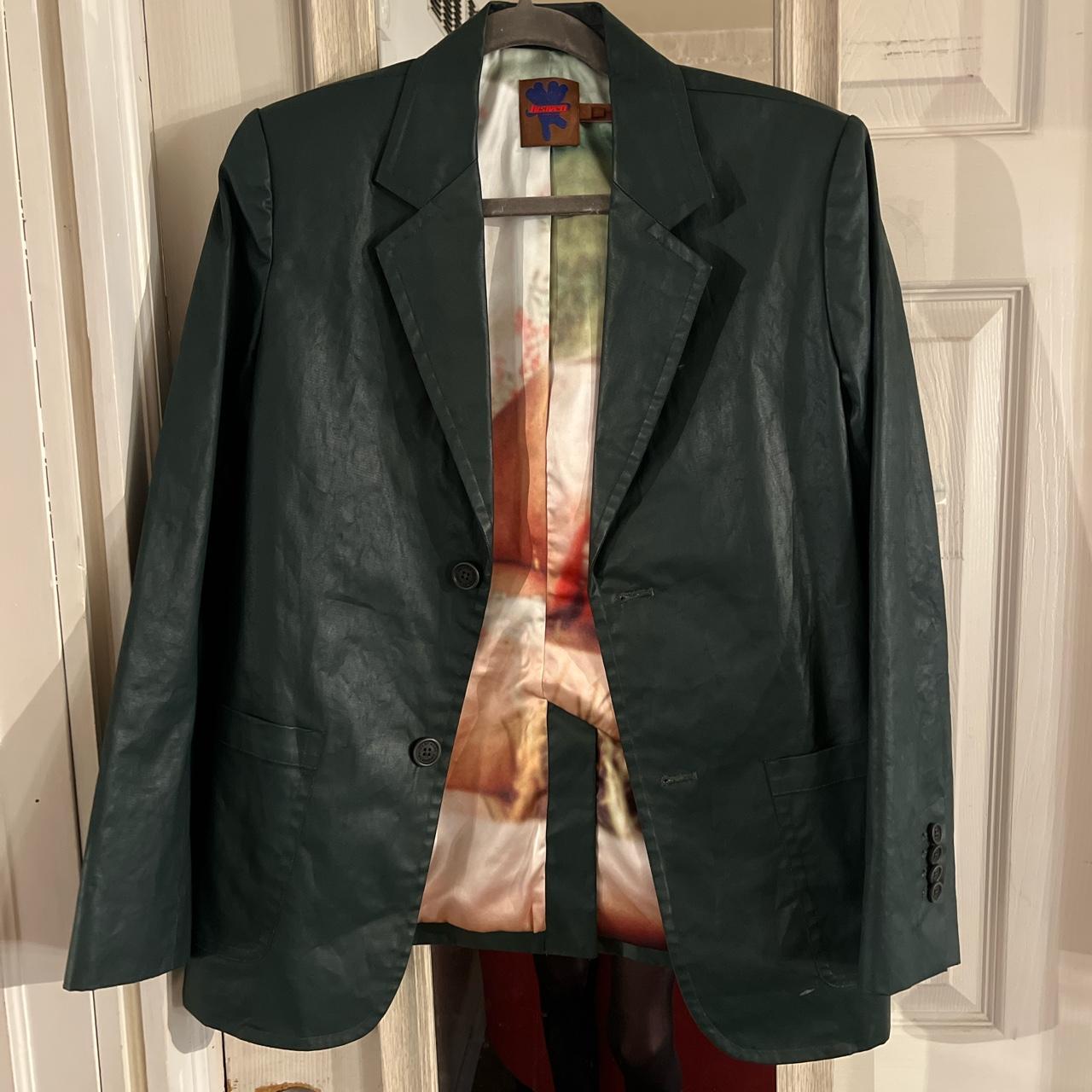 Heaven by Marc Jacobs Women's Green Tailored-jackets | Depop