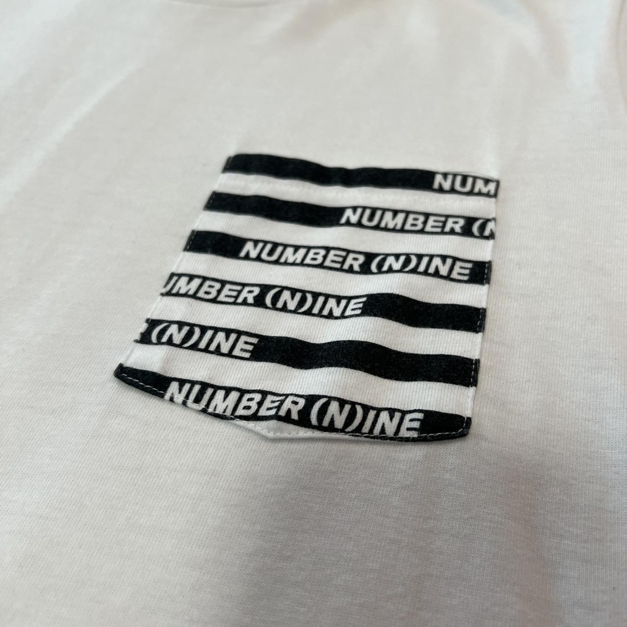 Number Nine Denim Pocket Tee -Size M(length... - Depop