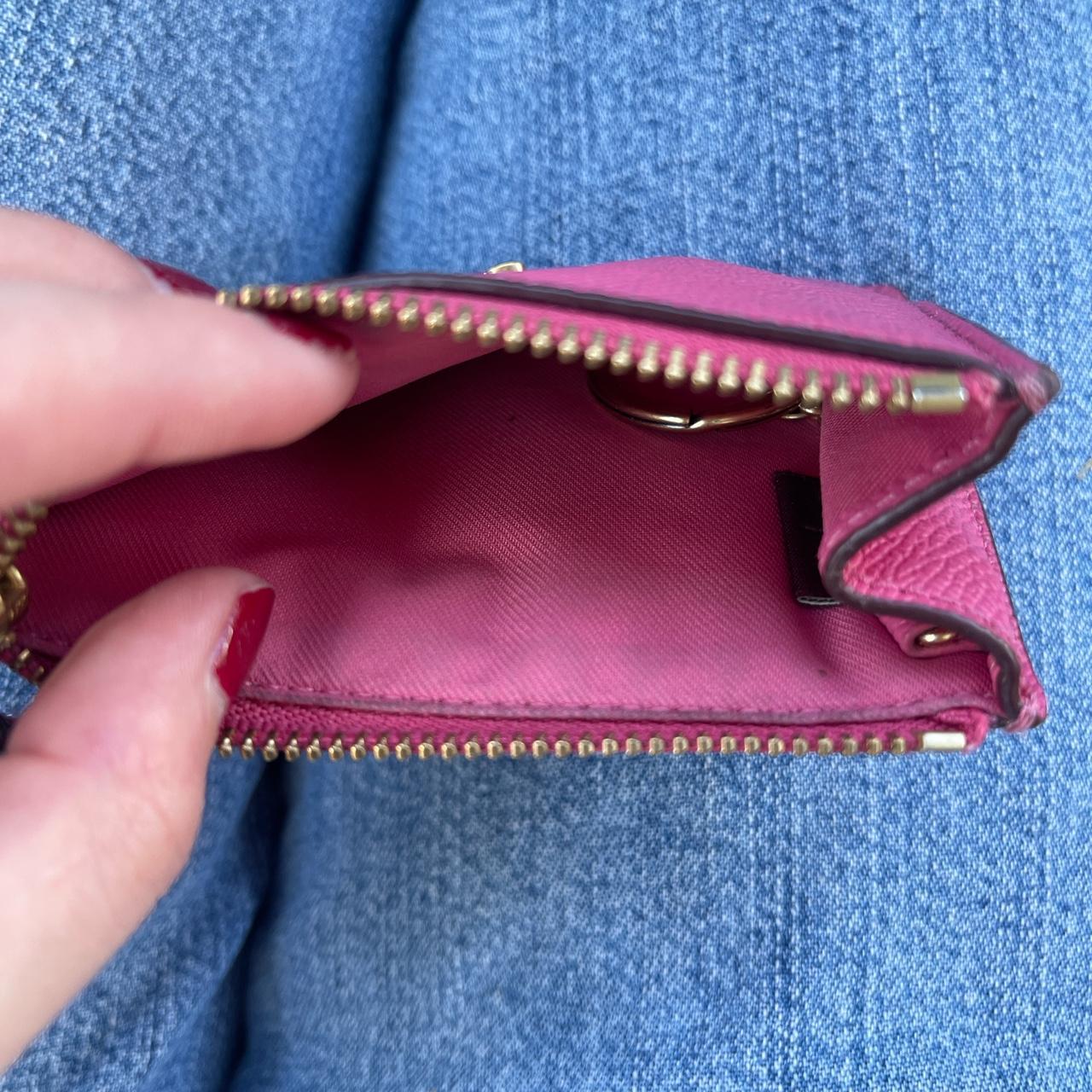 pink coach wallet - Depop