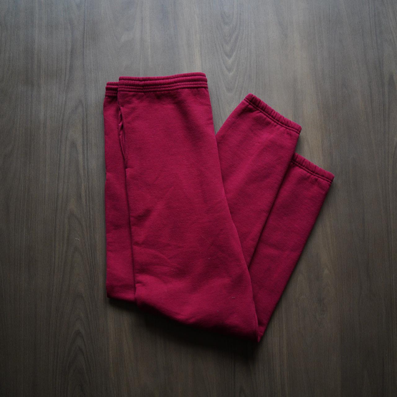 Vintage BVD Sweats Santa type beat. Faded red. Made... - Depop