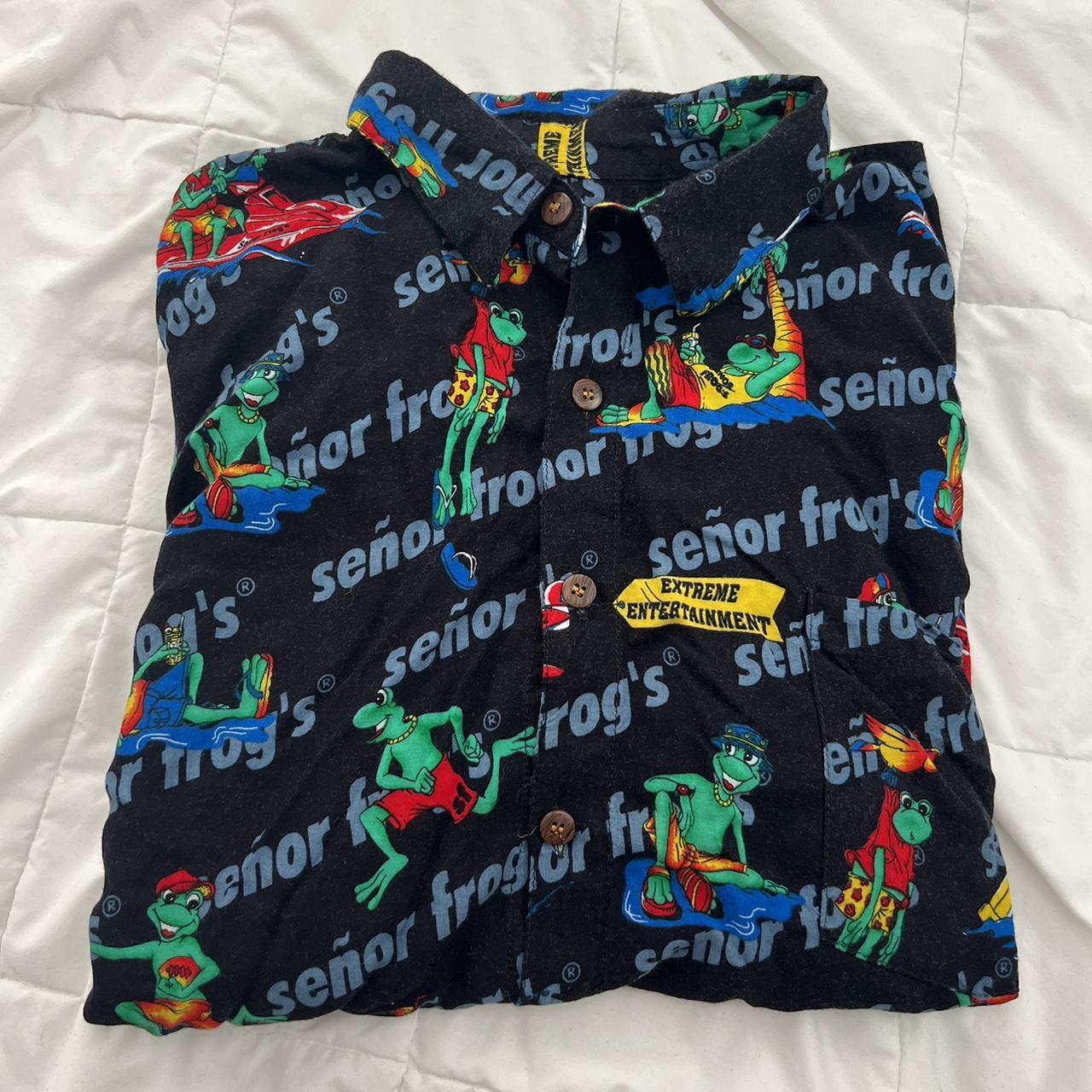 señor frogs button up size: L/XL great condition, no... - Depop