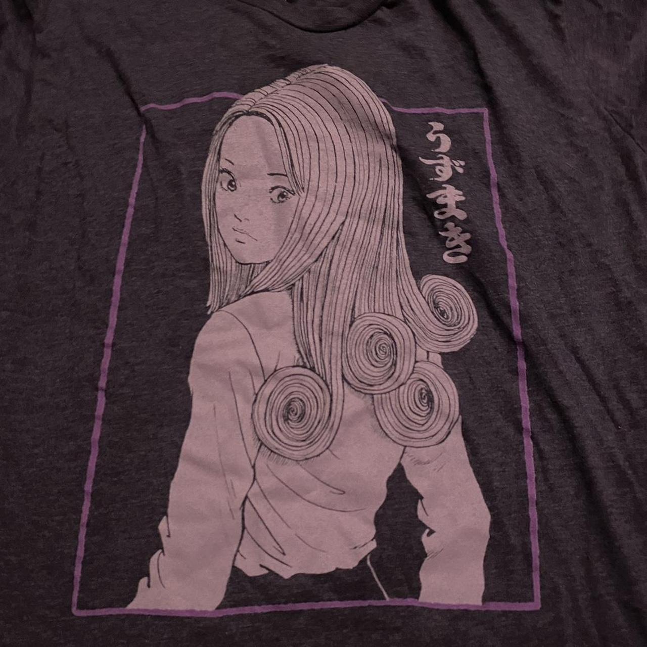 size m junji ito collection purple medusa shirt :3... - Depop
