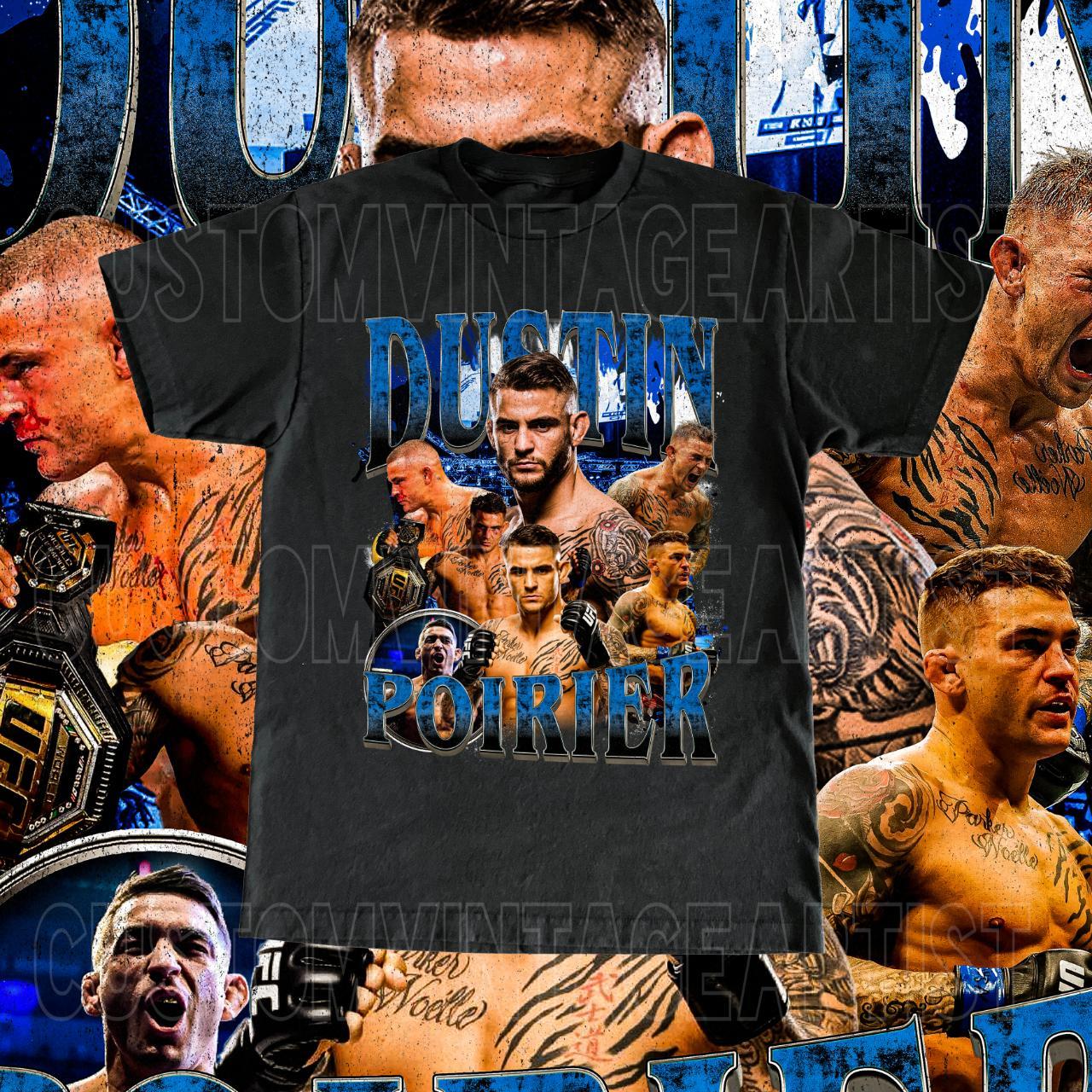 Vintage Dustin Poirier T Shirt High Quality Print -... | Depop