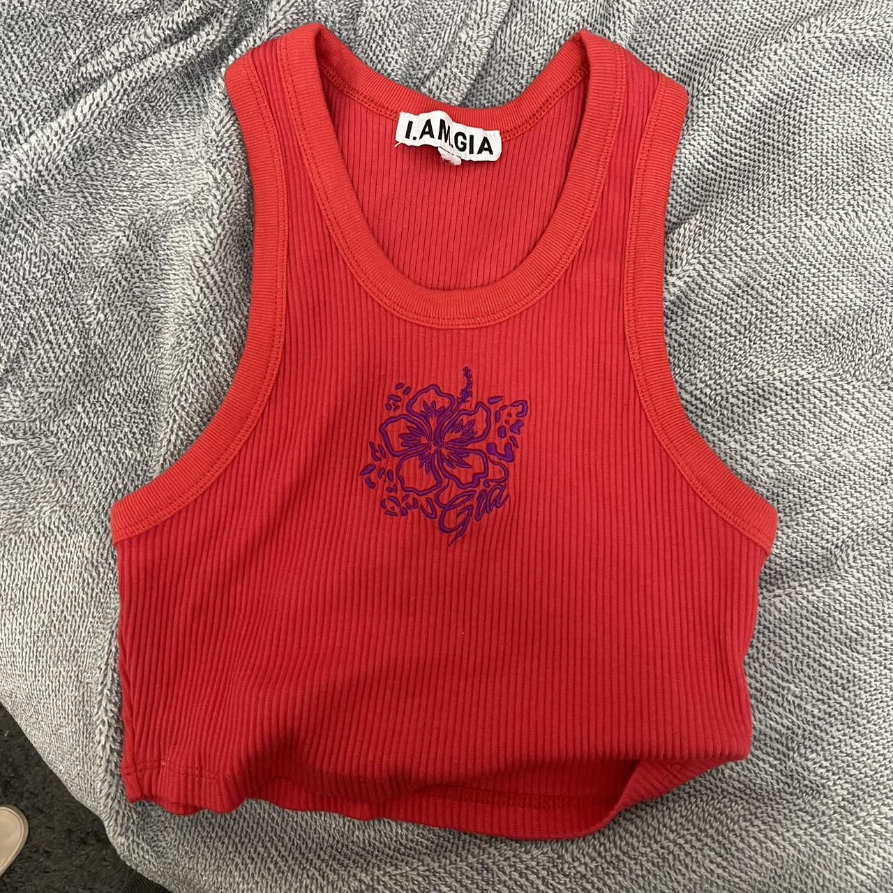 I AM GIA CROP TANK TOPS BOTH SIZE SMALL $20 each... - Depop